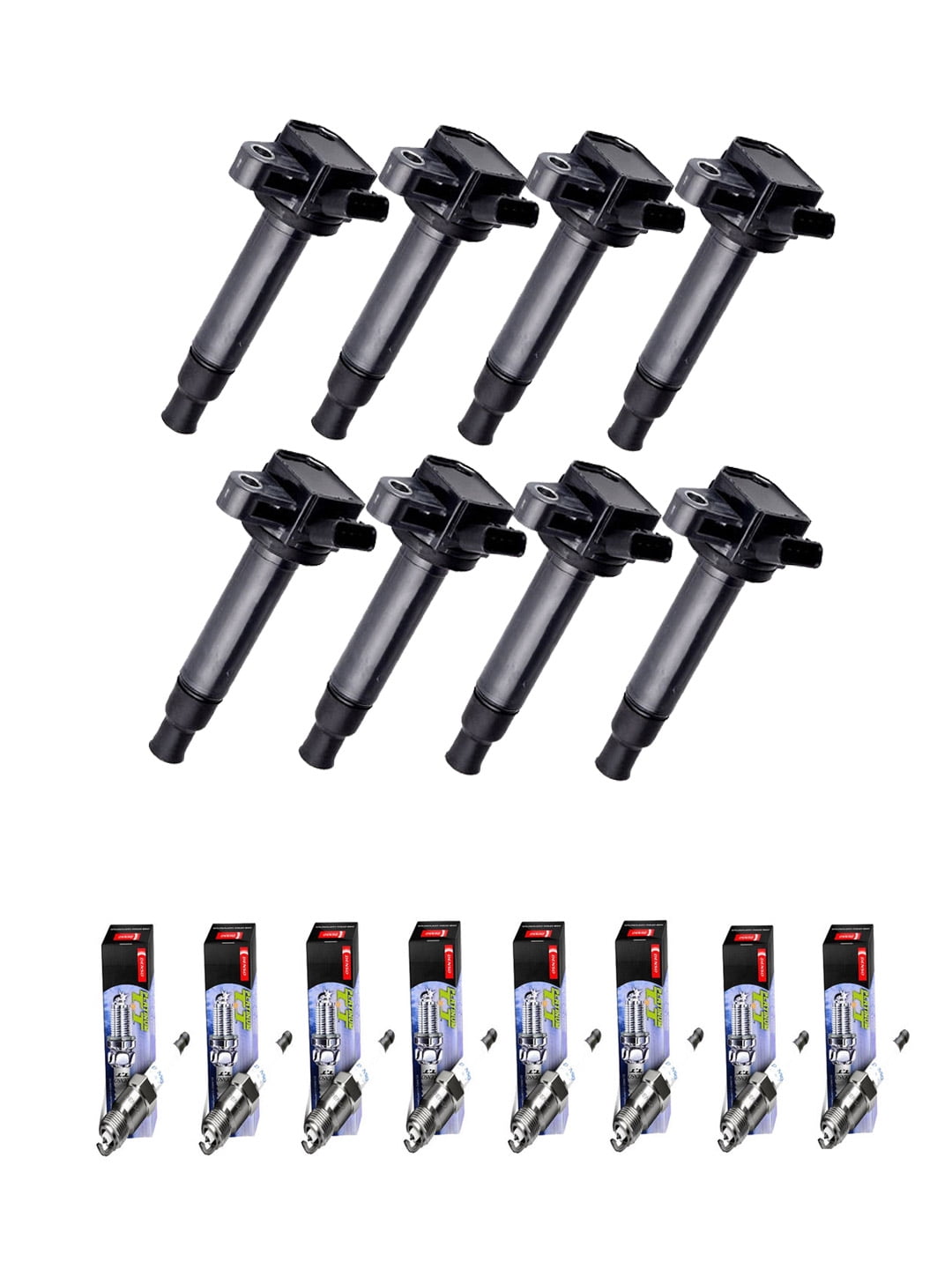 ISA Ignition Coils & Denso Spark Plugs Set for Lexus & Toyota, Car ...