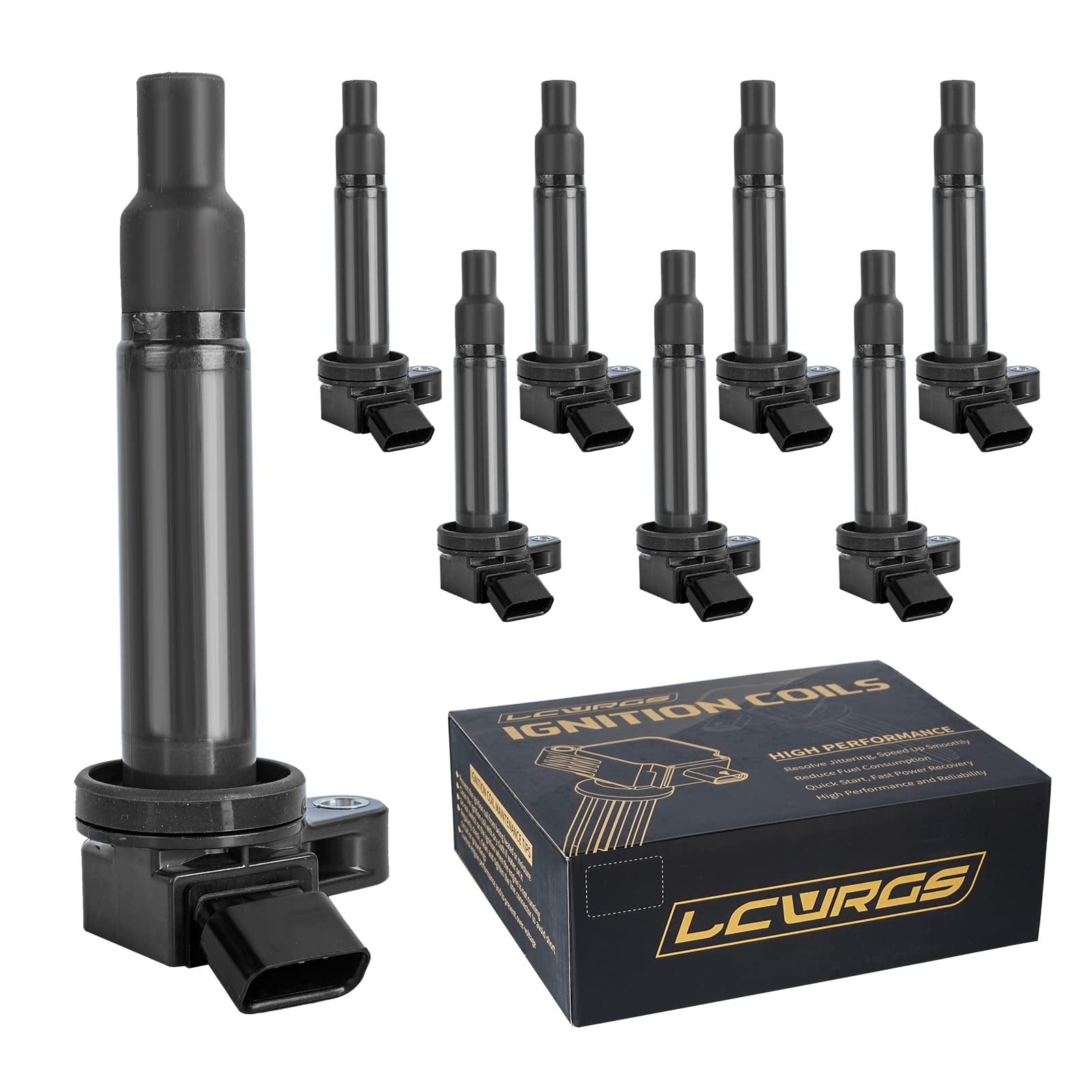 Set of 8 Ignition Coil Pack Fits for V8 4.7 4.3 2000 2001 2002 2003 ...