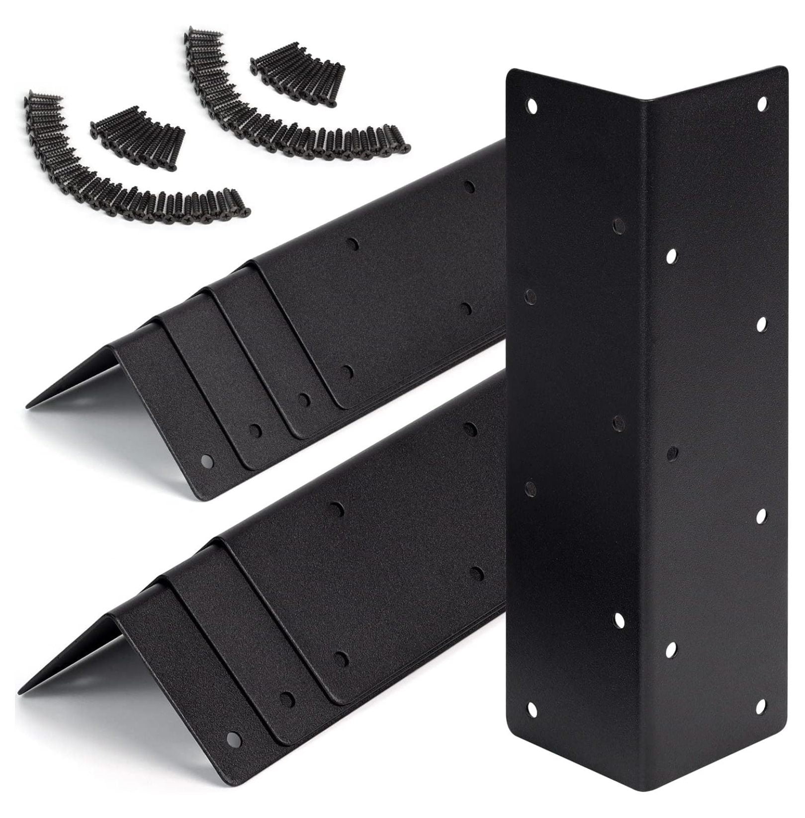 Set of 8 Raised Garden Bed Corner Brackets for 12''-16'' H Bed, Metal ...