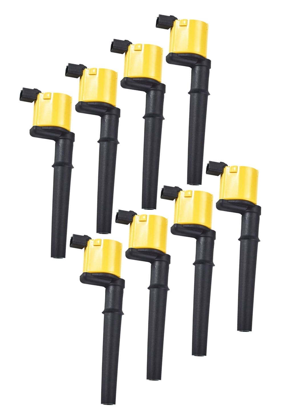 Set of 8 Yellow Ignition Coils Compatible with 1999-2001, 2003-2004 ...