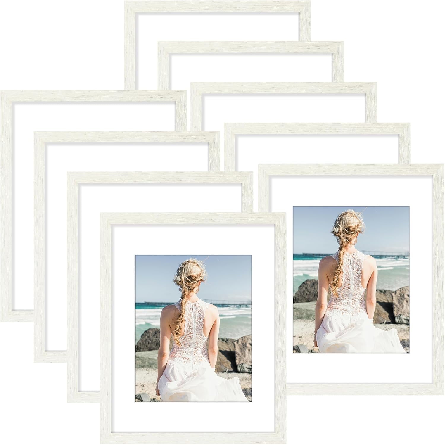 Set of 9 11x14 Picture Frames with Shatter Resistant Plexiglass ...