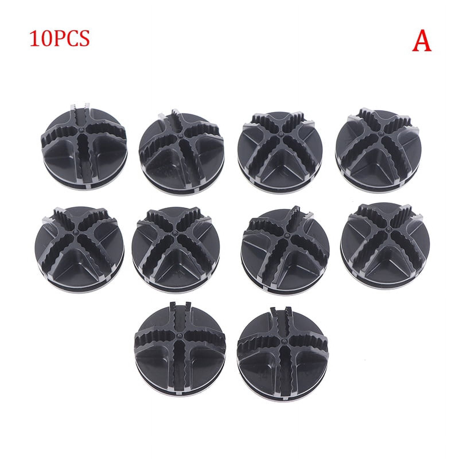 (Set A) 10Pcs Wire Cube ABS Connectors Storage Shelves Modular ...