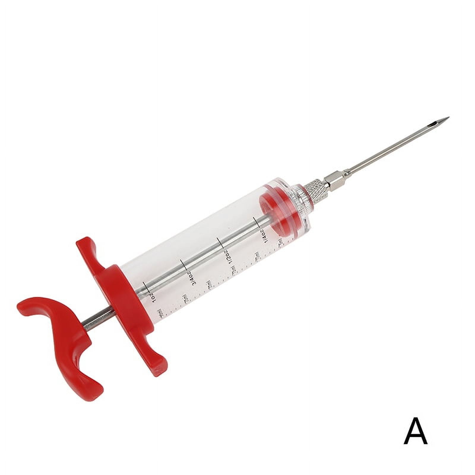 (Set A) BBQ Meat Syringe Marinade Injector with Needles Turkey Syringe ...