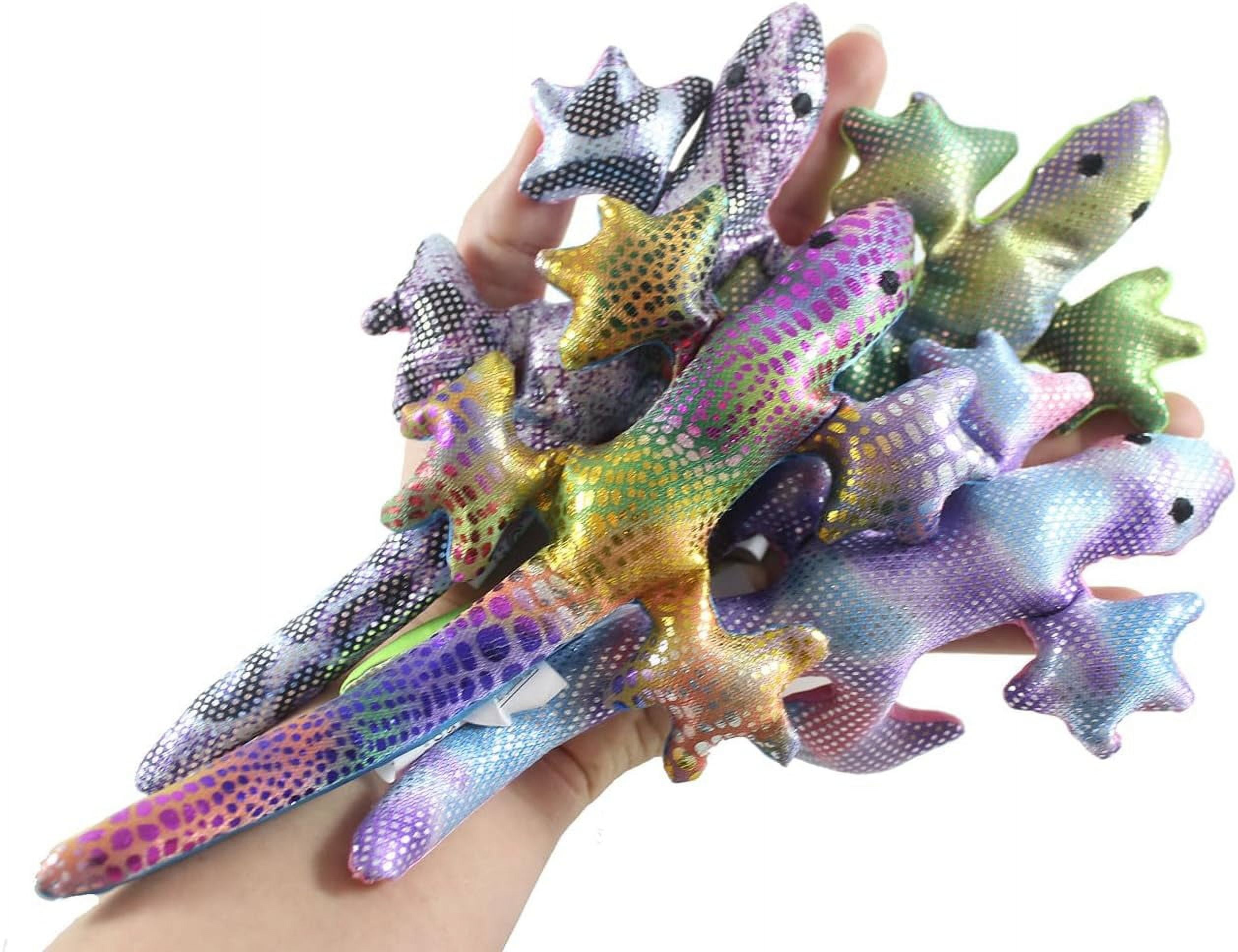 Set of ALL 4 COLORS - Lizard Sand Filled Animal Toy - Heavy Weighted ...