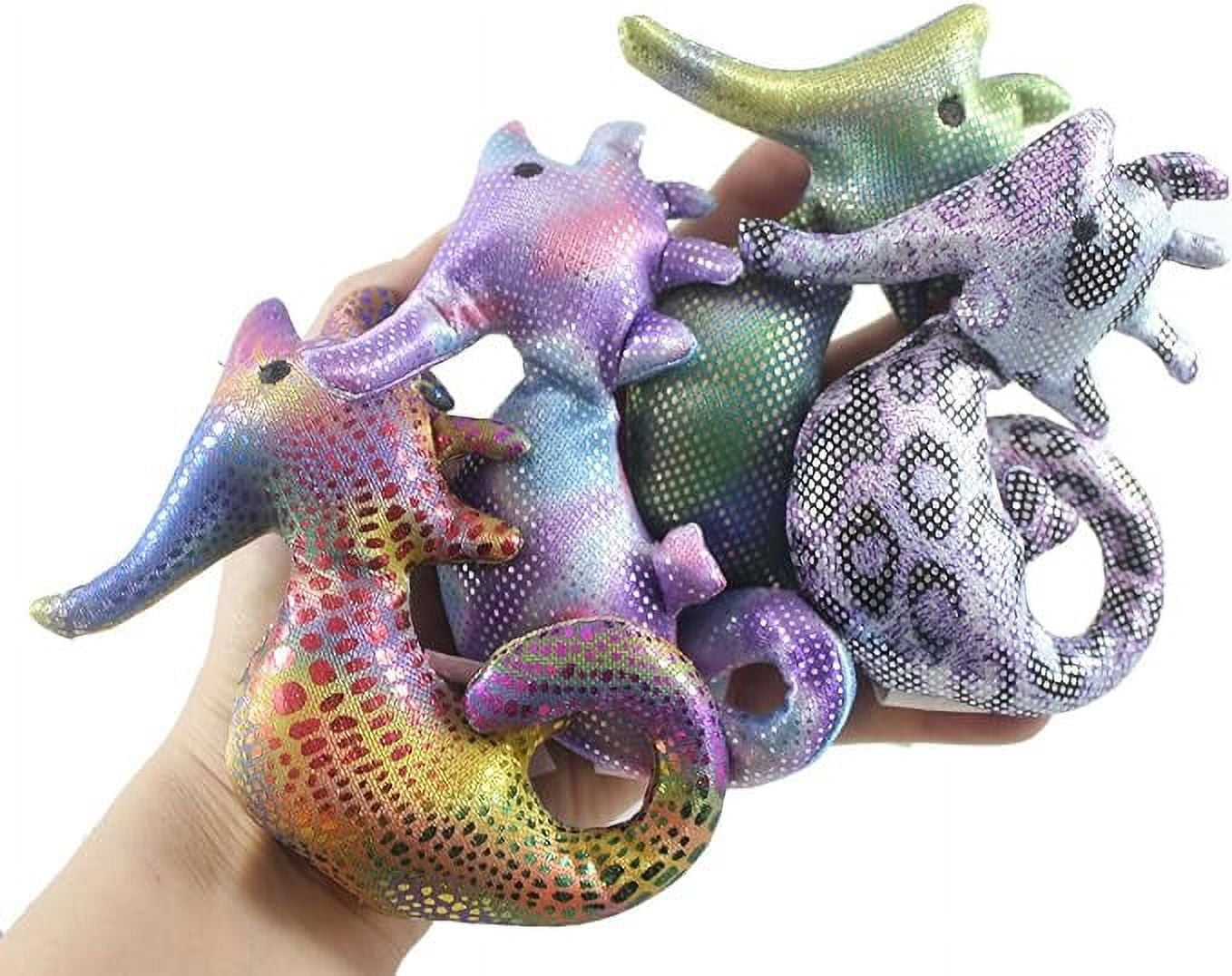 Set of ALL 4 COLORS - Seahorse Sand Filled Animal Toy - Heavy Weighted ...