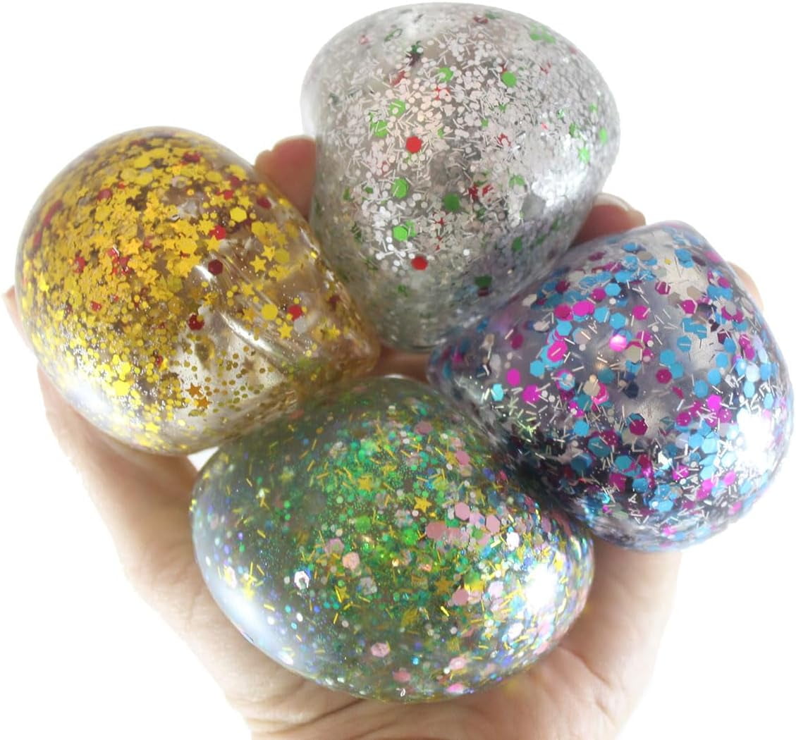 Set of ALL 4 Sparkle Shimmer - Syrup Molasses Thick Glue/Gel Stretch ...