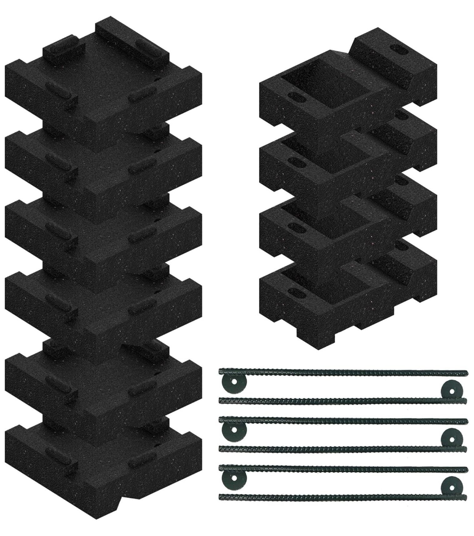 Set Anchor Leveling Kit :: Includes 6 Large Molded Rubber Blocks and 4 ...