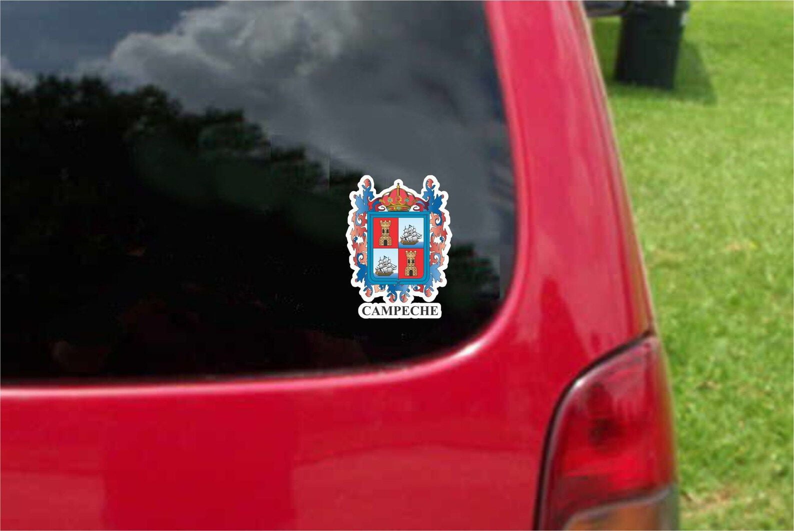 Set Campeche Mexico. Coat of Arms State Emblem Escudo de Armas Decals ...
