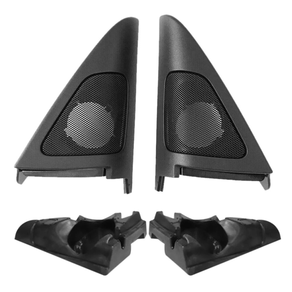 Set Car Front Door Speaker Audio Cover Horn Tweeter Loudspeaker Cover ...