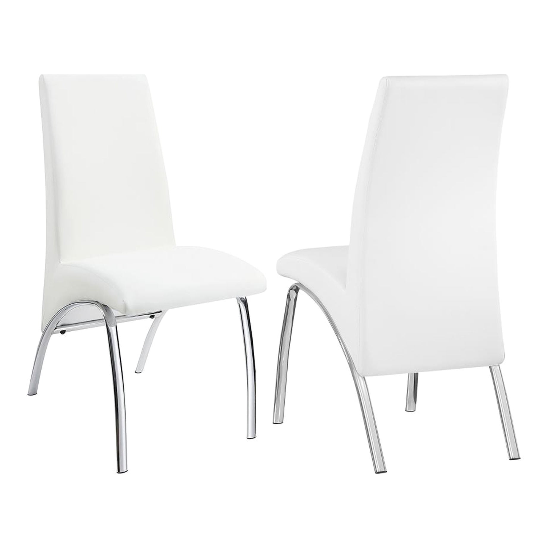Set of Chairs - Contemporary Aesthetic - Relax During Dinner / White ...