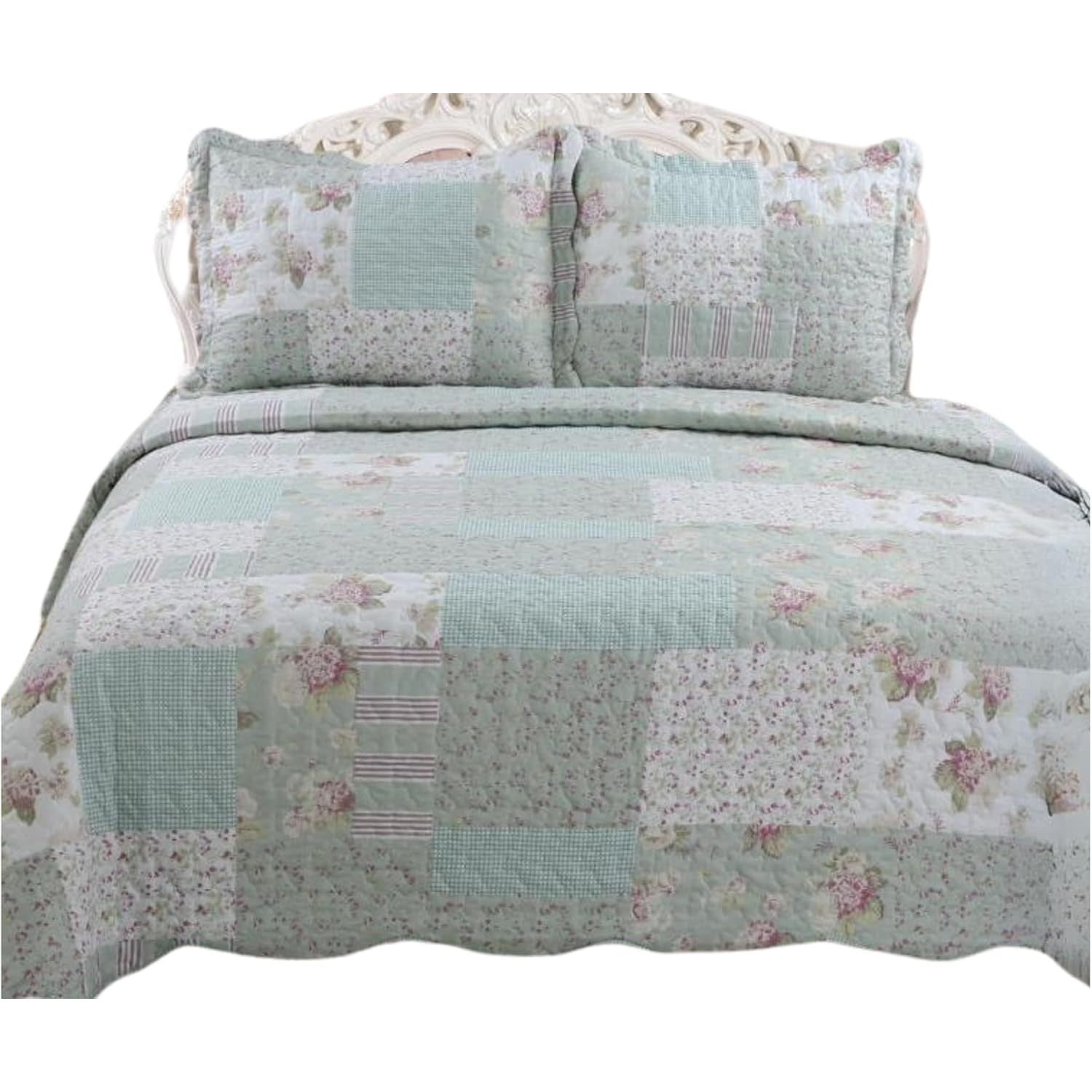 Set, Cotton Rich, Prewashed, Preshrunk; as Bedspread, Bedcover, Coverlet, Bed Throw Spreads Full ...