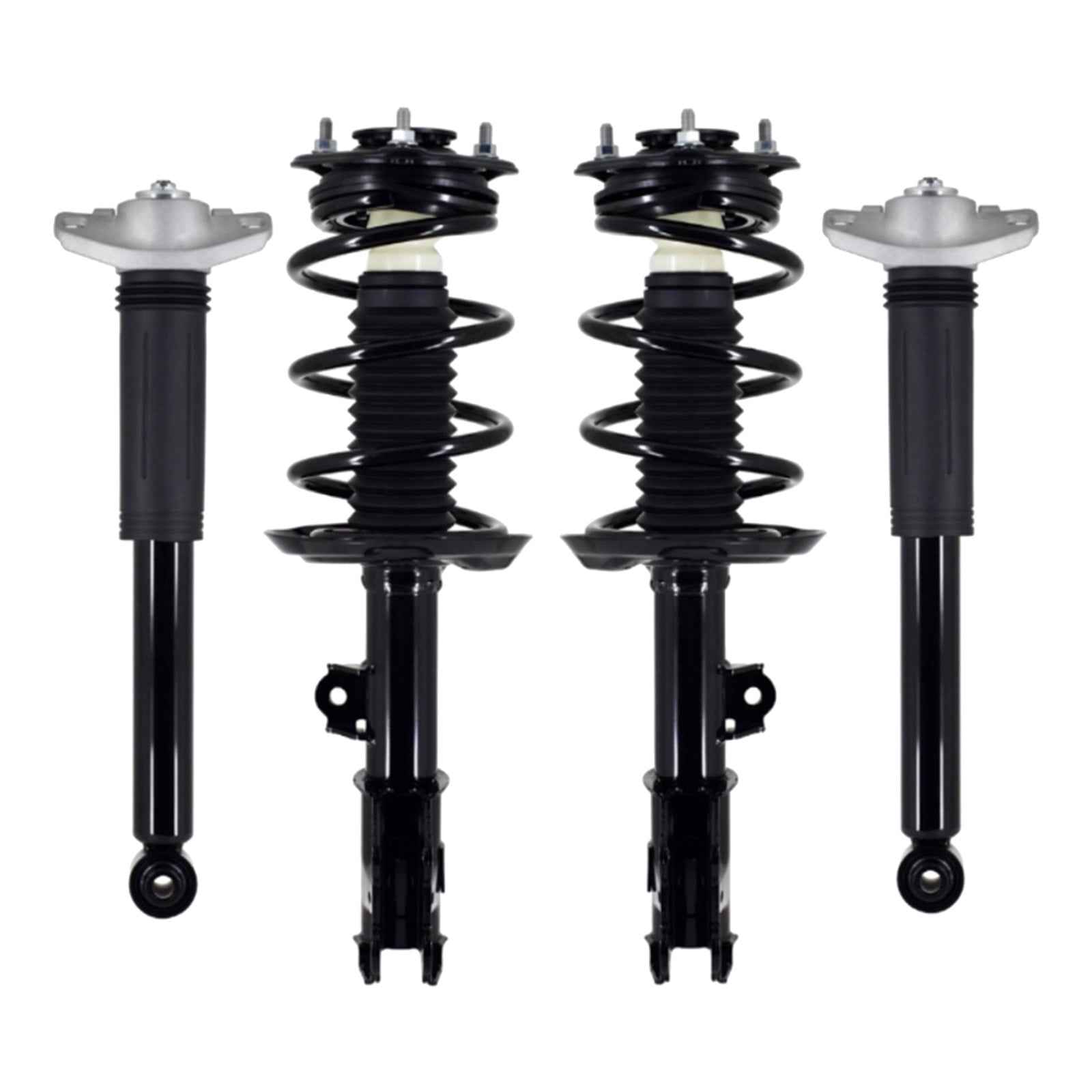 Set Front Quick Complete Strut-Coil Spring-Rear Complete Shock Kit For ...