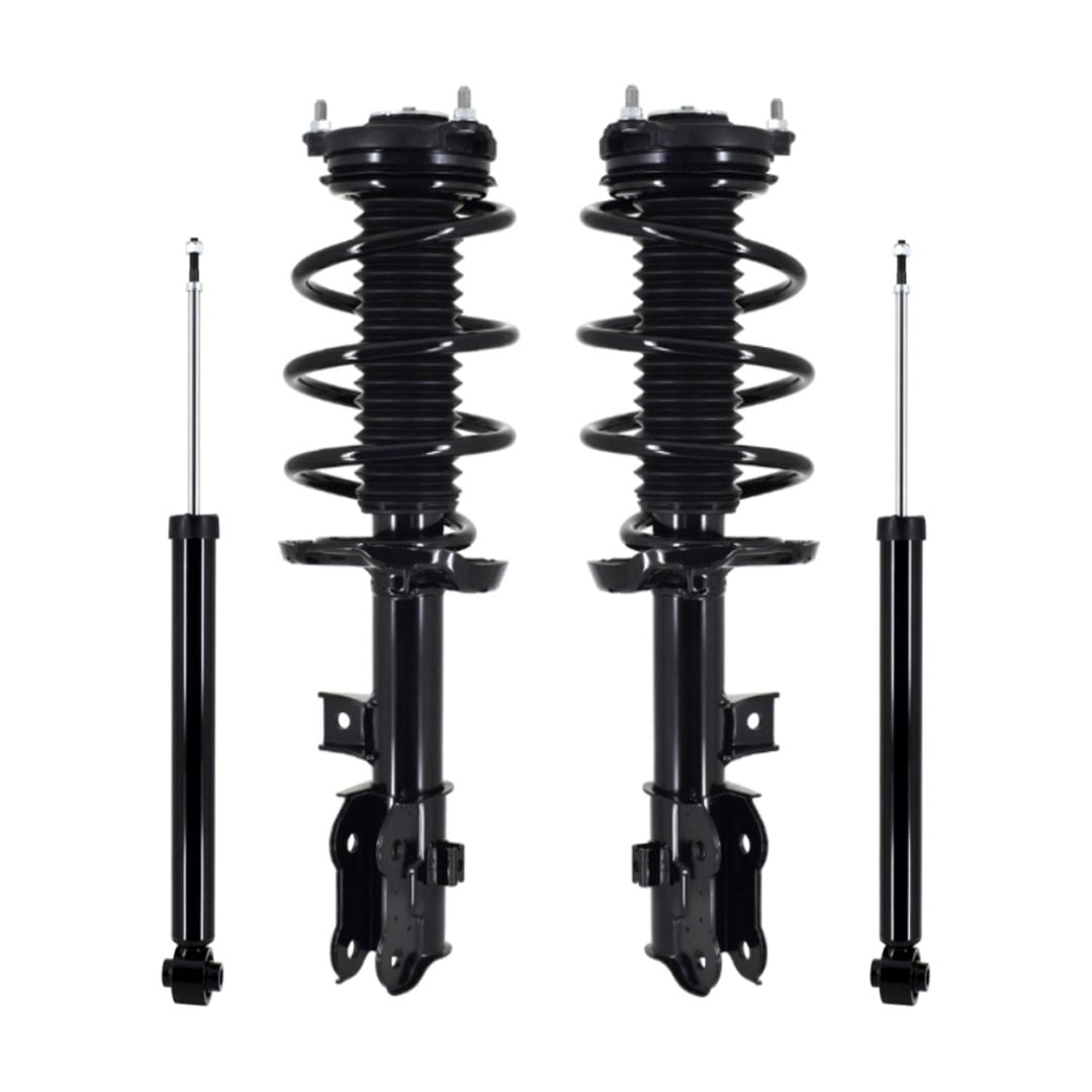 Set Front Quick Complete Strut-Coil Spring-Rear Shock Absorber For 2016 ...