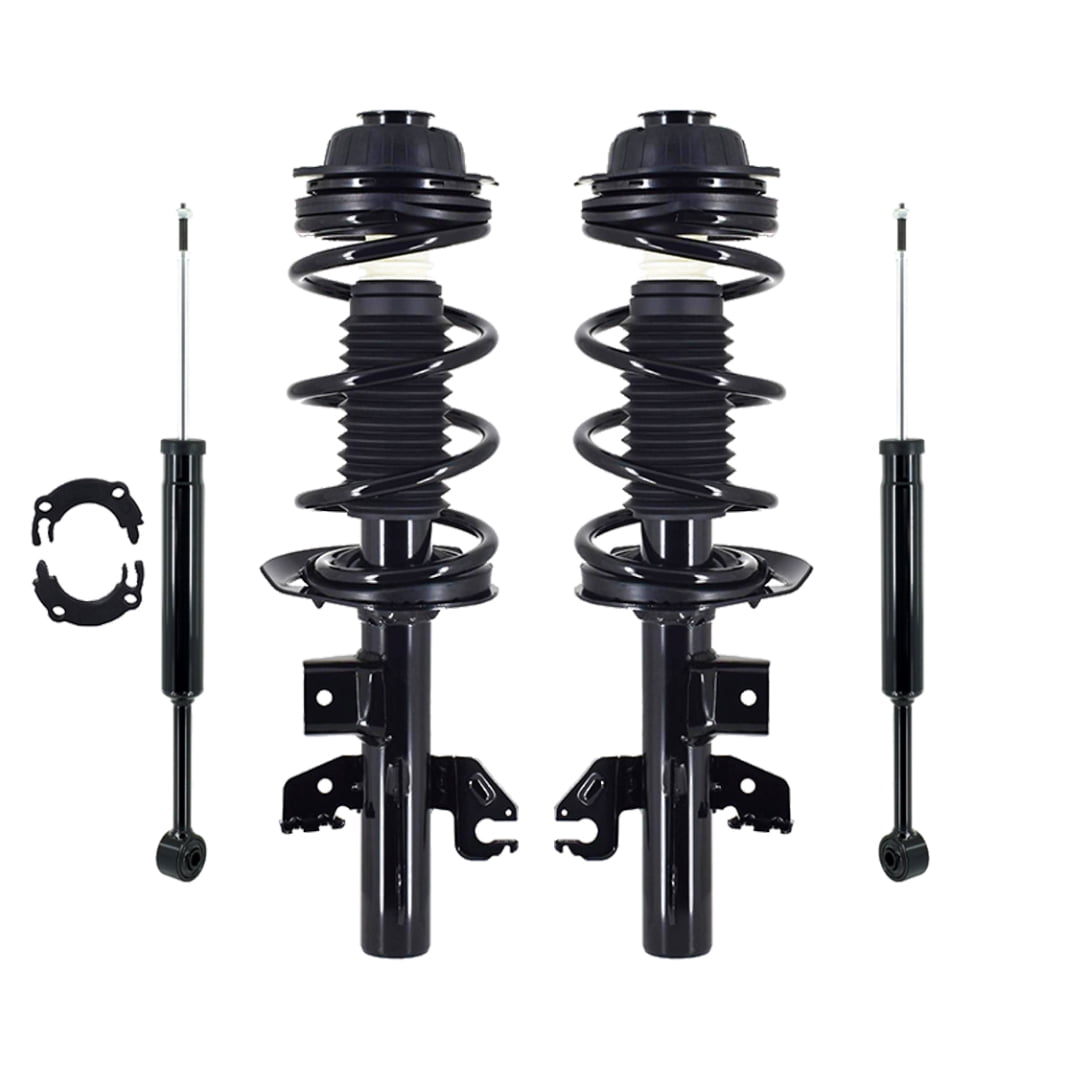 Set Front Quick Complete Strut Coil Spring Rear Shock For 2015 2017