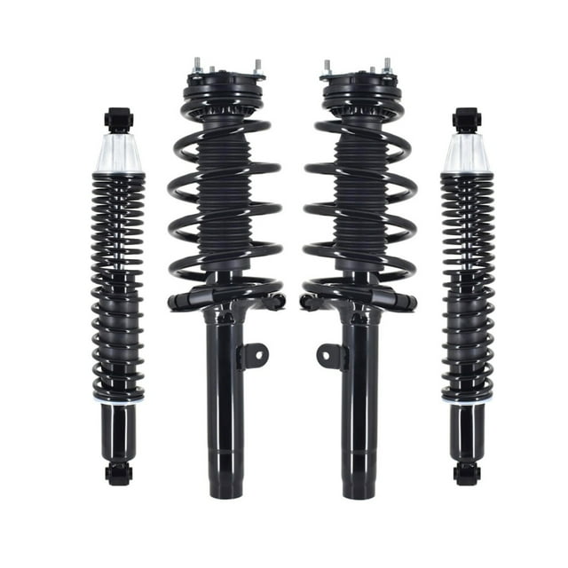 Set Front Quick Complete Strut Coil Spring Rear Shock Kit For 2010 2013