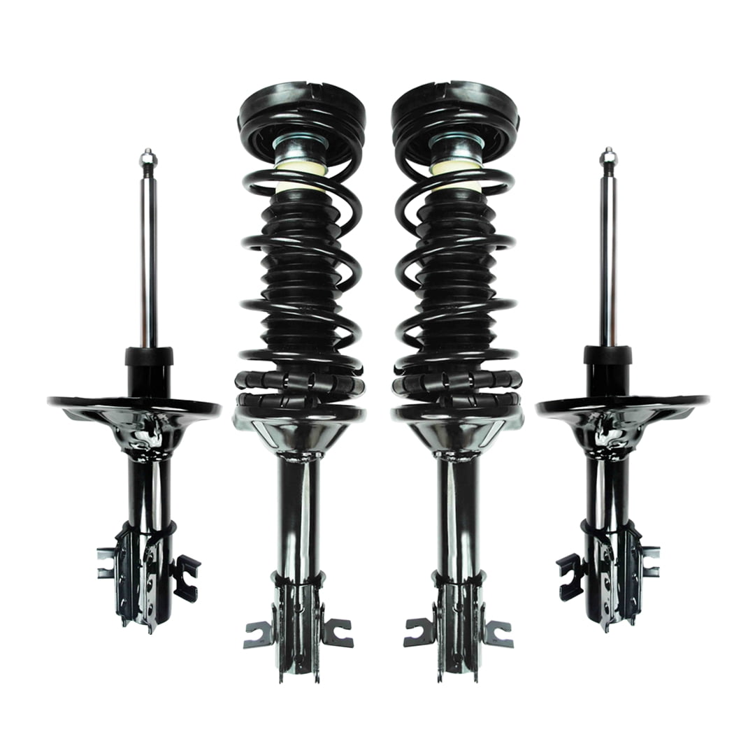 Set Front Strut Rear Quick Complete Strut Coil Spring For 1997 2002