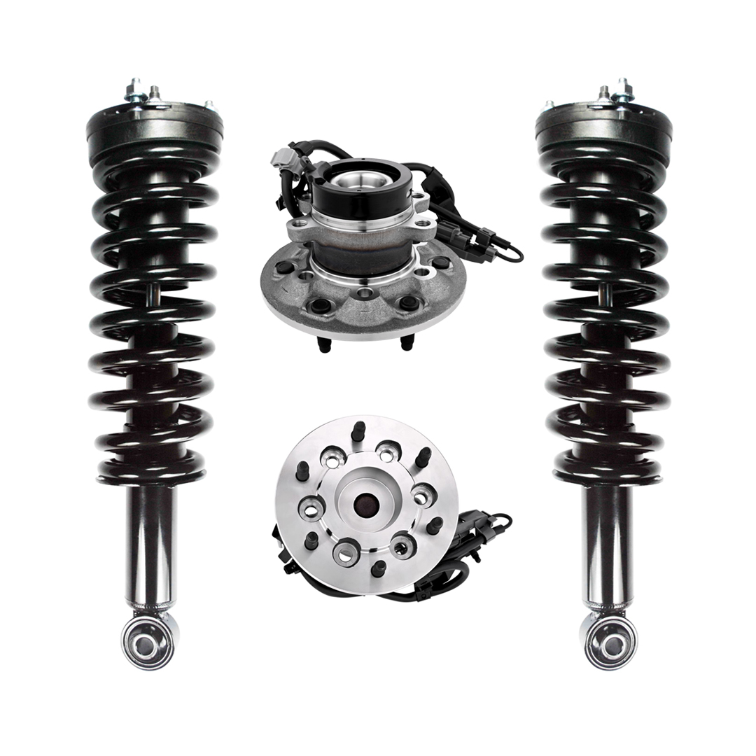 Set Front Wheel Hub-Quick Complete Strut-Coil Spring For 2004-2008 ...
