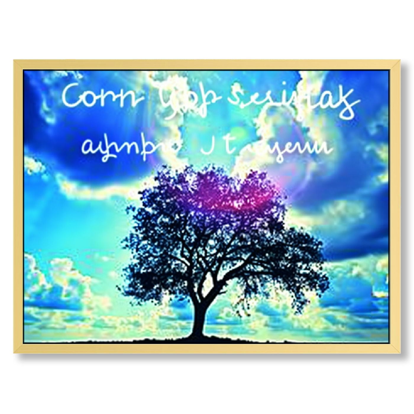 Set Goals, Push Yourself, Don't Quit - Inspirational Quotes Canvas ...