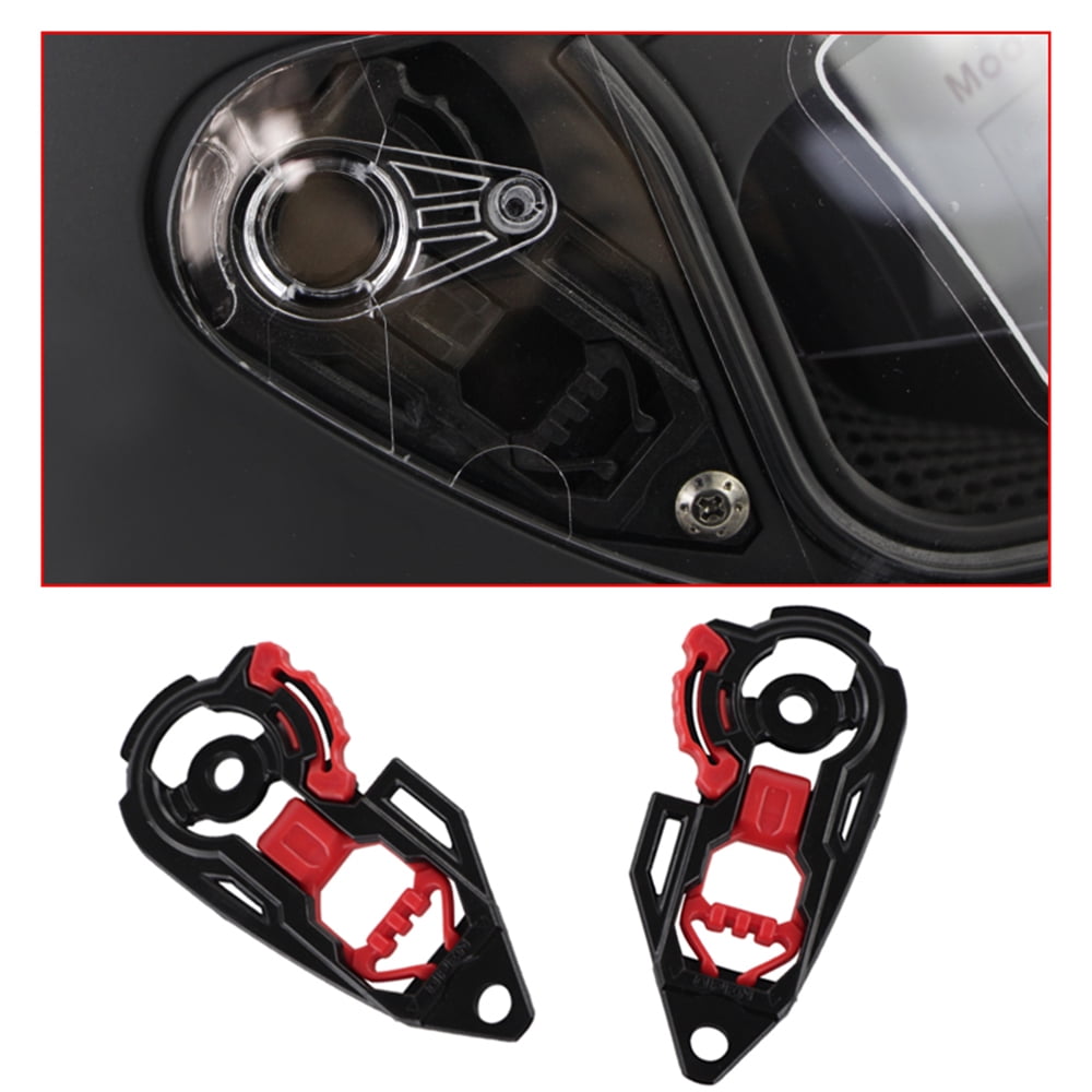 Set Helmet Visor Gear Plate Set, 1 Pair Motorcycle Helmet Visor Base ...