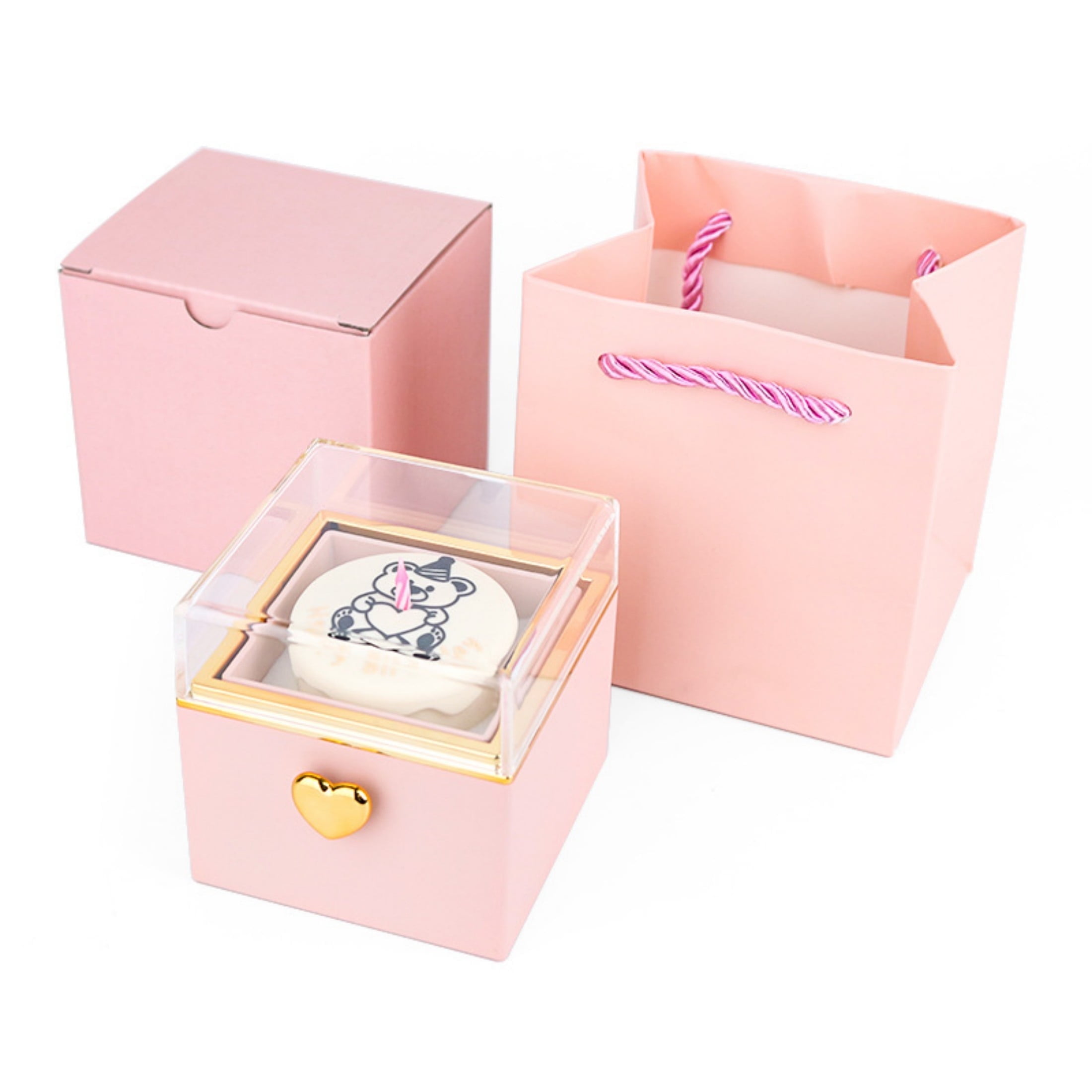 A Set of Hidden Rotating Jewelry Gift Boxes, Suitable for Romantic ...