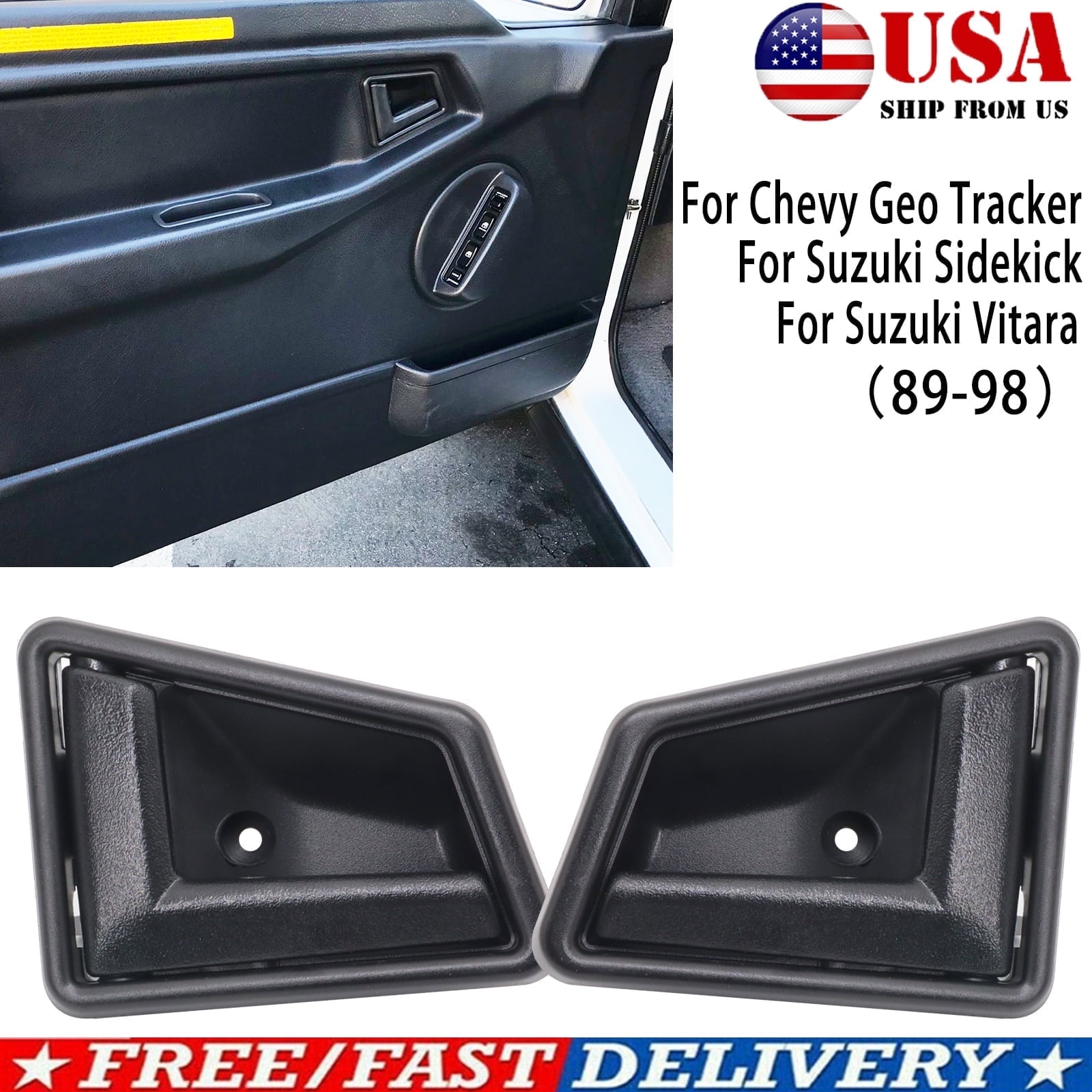 Set Inside Interior Door Handle Left Right for Chevy Geo Tracker Suzuki ...