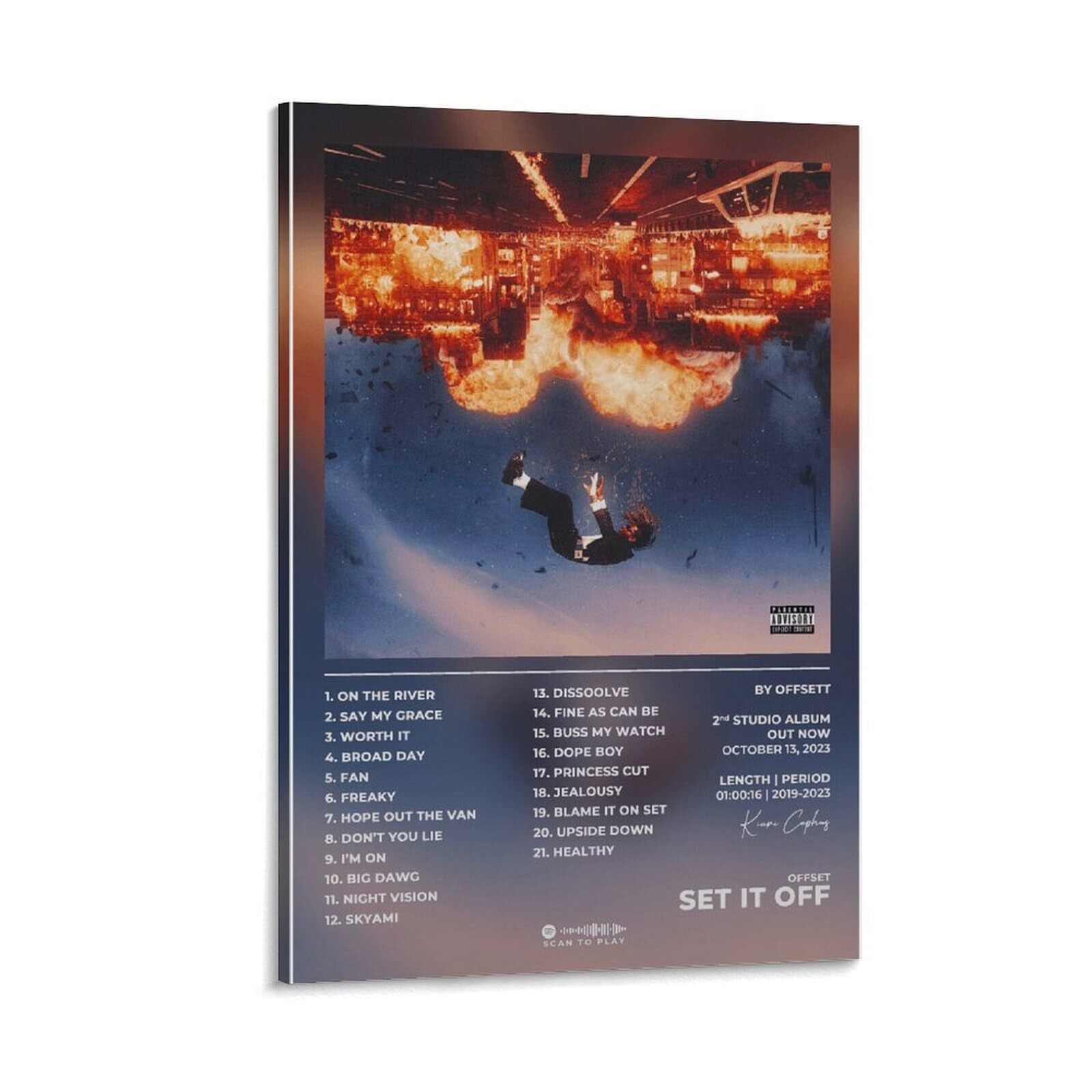 Set It Off by Offset Album Cover Canvas Poster Print Music Posters for ...