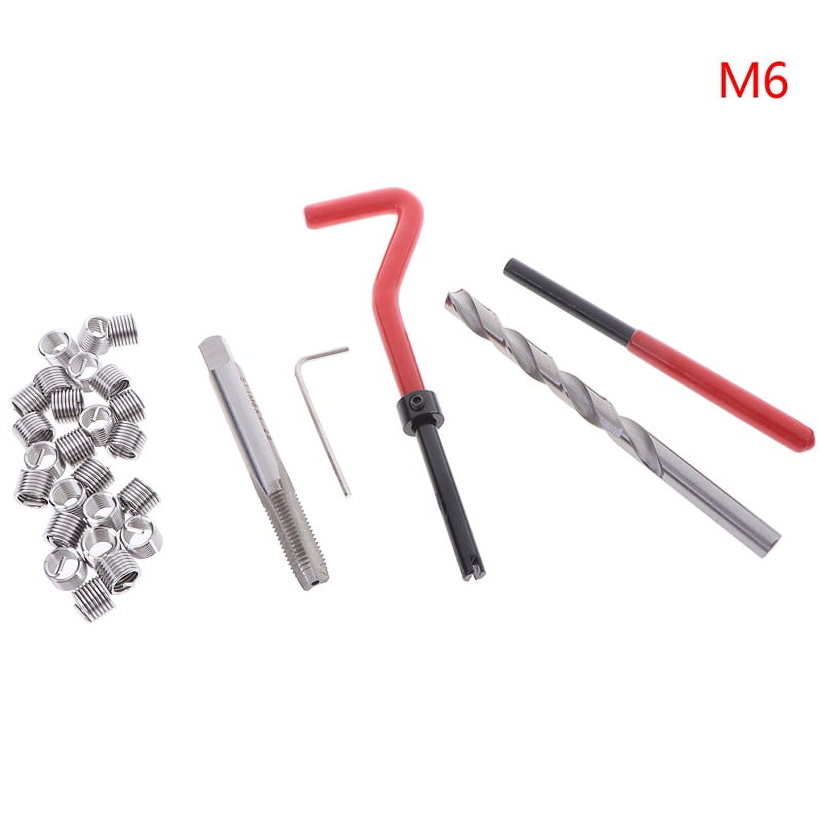 (Set M6) Metric Thread Repair Insert Kit M5 M6 M8 Helicoil Pro Coil Tools - Walmart.com