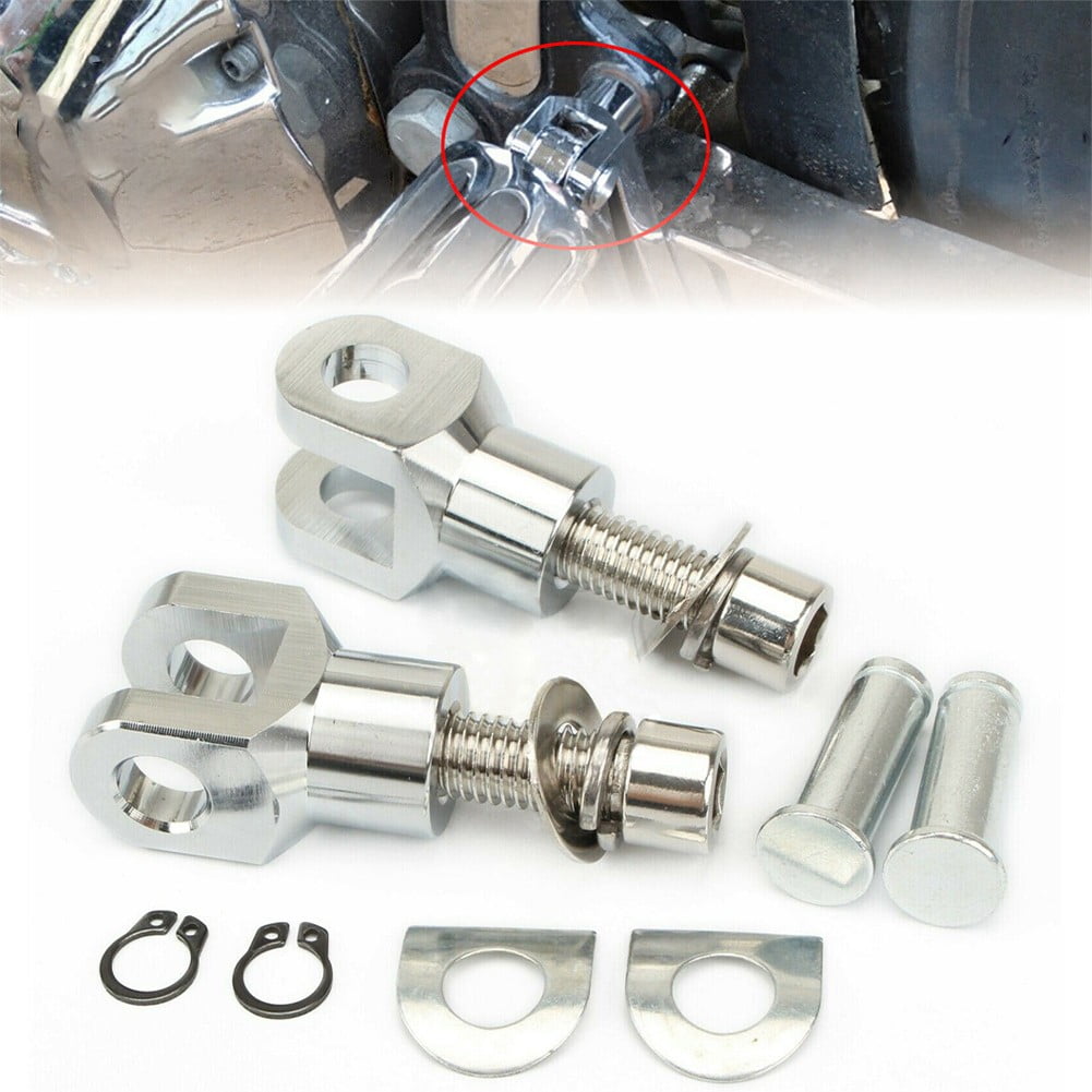 Set Motorcycle 29mm Foot Pegs Support Mount Clevis Kit For Harley ...