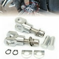 Set Motorcycle 29mm Foot Pegs Support Mount Clevis Kit For Harley ...