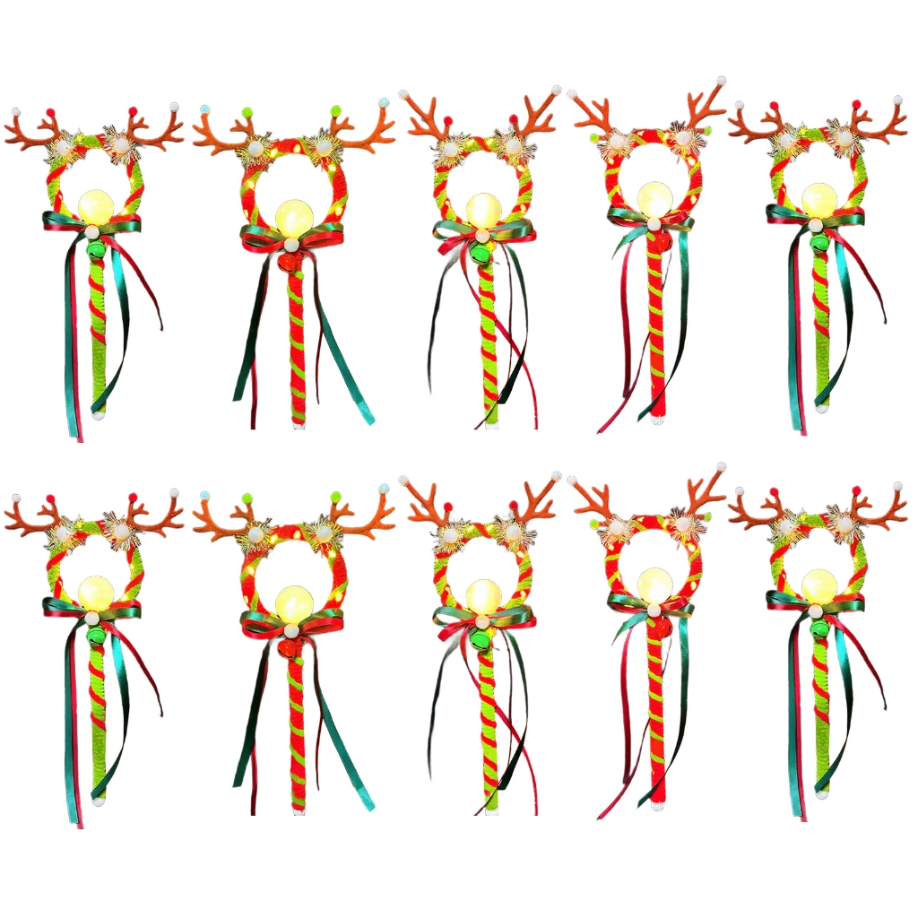 Set Of 10/15 Festival Theme Lighting Sticks Glow Wands For Holiday ...