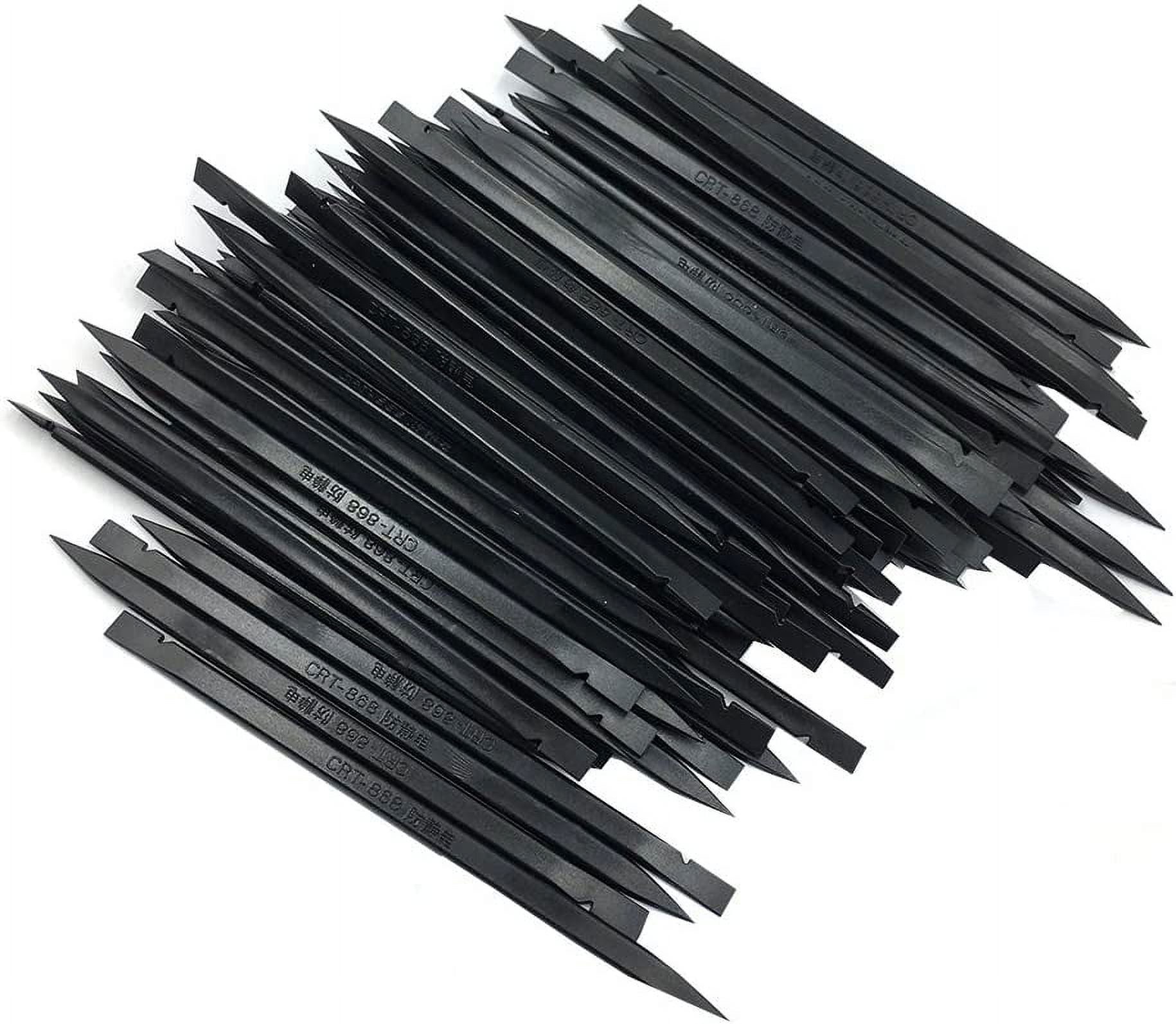 Set Of 10/30/50/100 Universal Black Stick Spudger Opening Pry Tool Kit ...