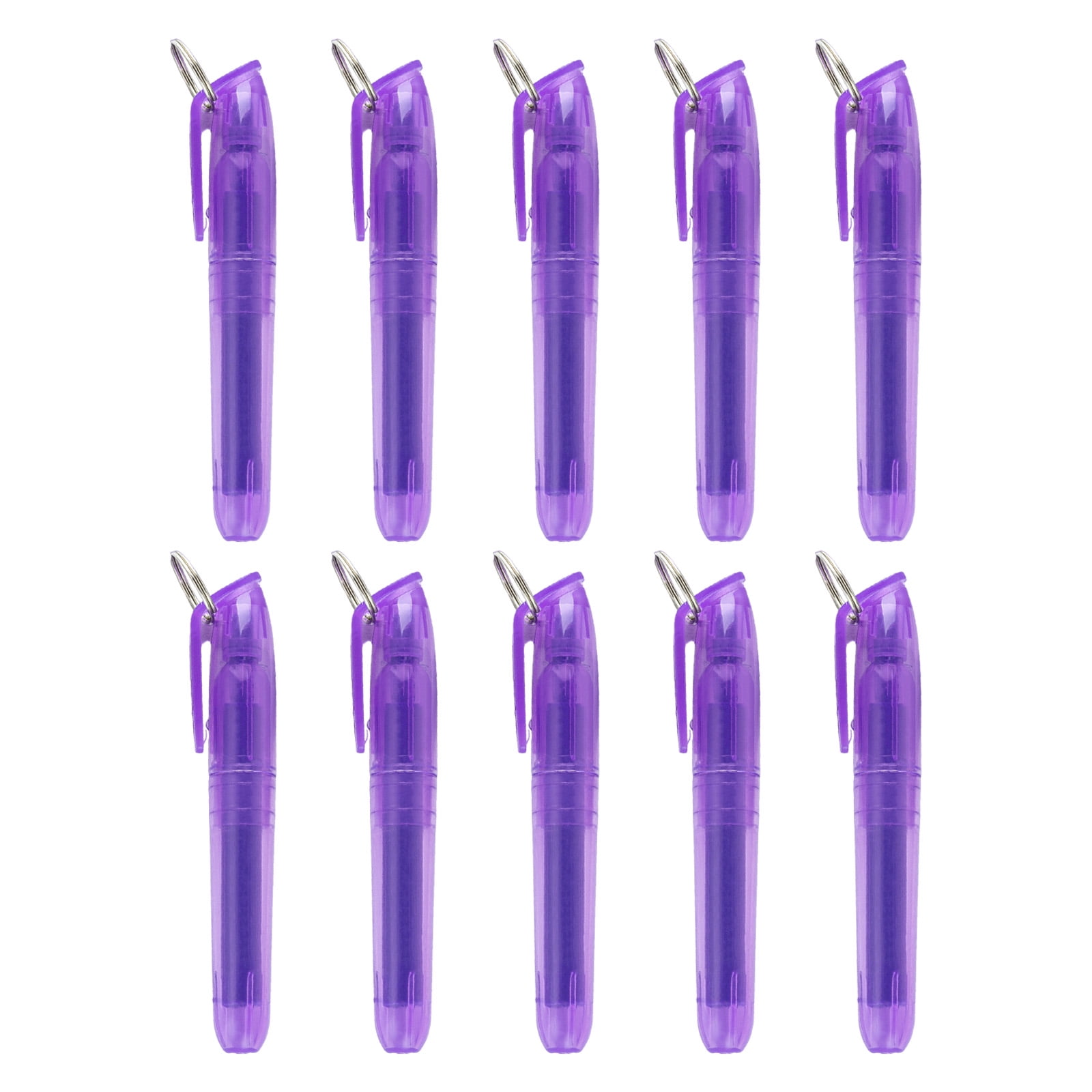 Set Of 10 Colorful Highlighter with Metal Rings Fast Drying Marker ...