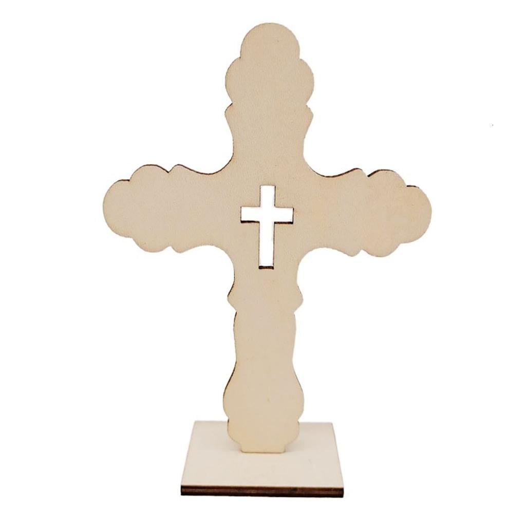 Set Of 10 Small Wood Crosses For Crafting And Display Perfectly For ...