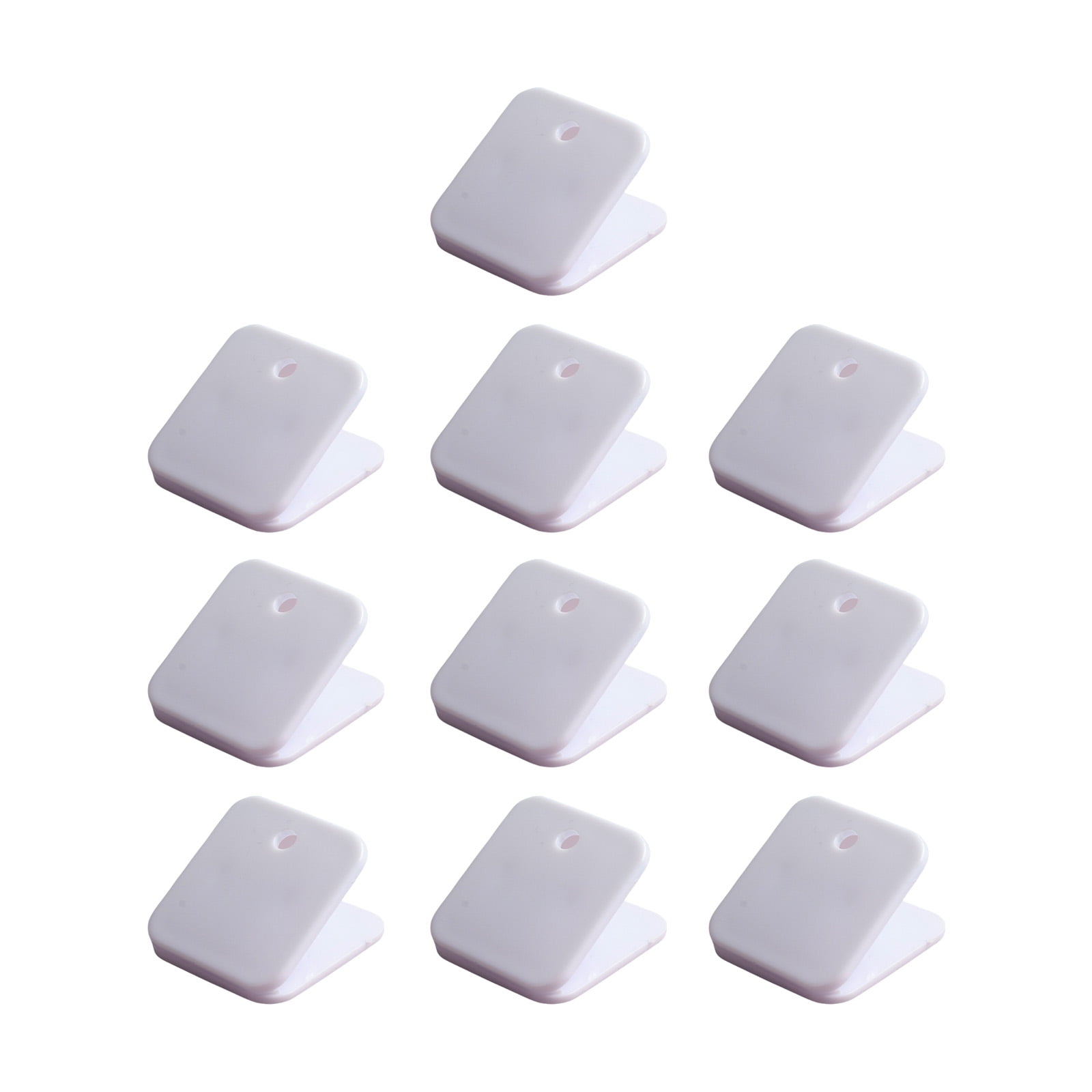 Set Of 10 Square Acrylic Paper Clip Paper Clamp Multiurpose File Clip ...