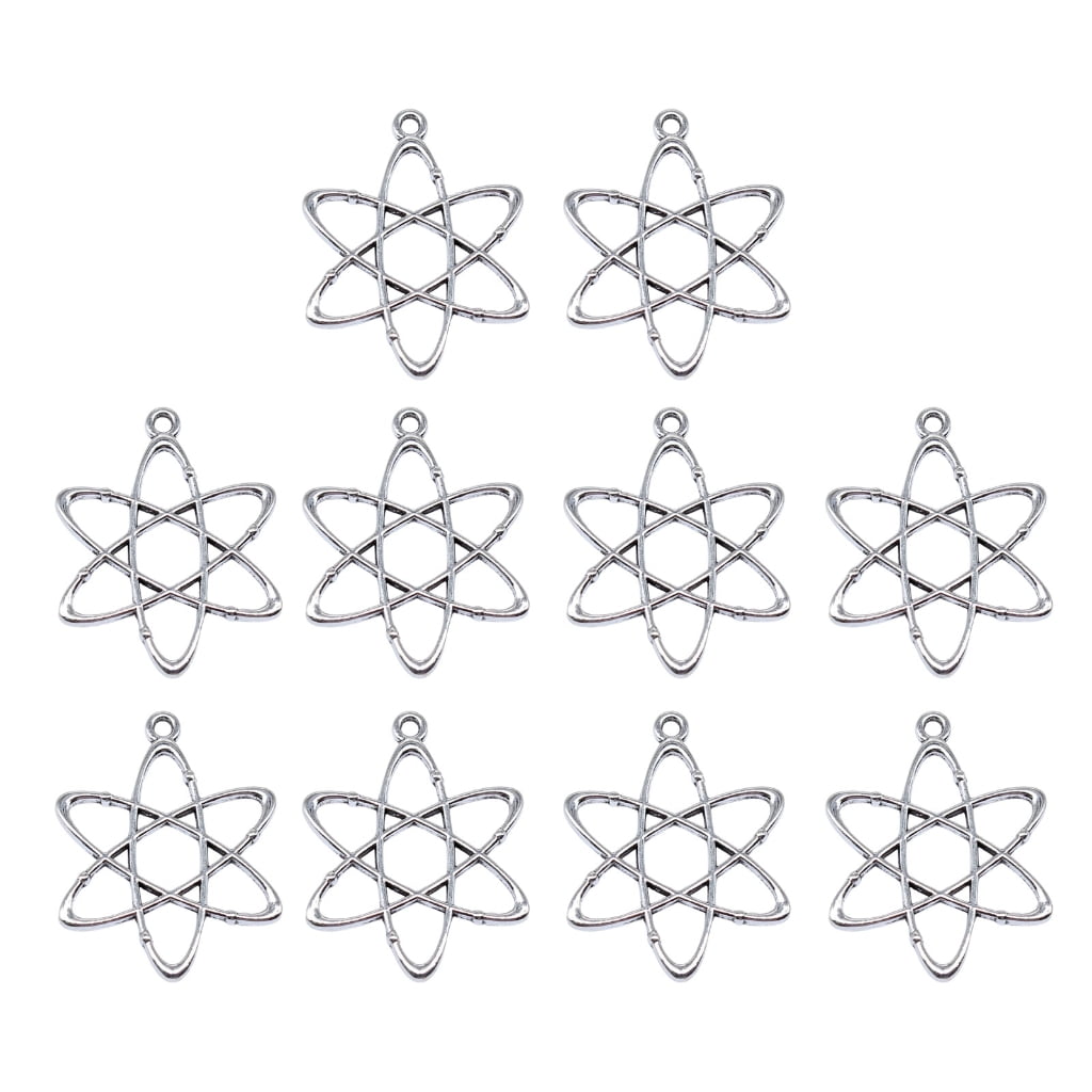 Set Of 10 Unique Atoms Structure Charm for Science Exhibitions and ...