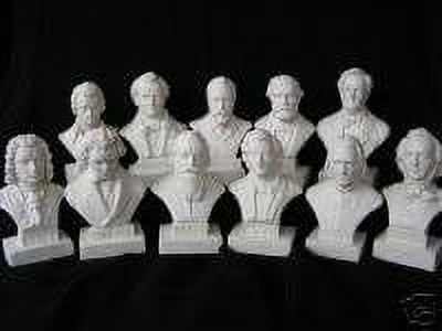 Set Of 12 Music Composers Statues Statuettes - Walmart.com