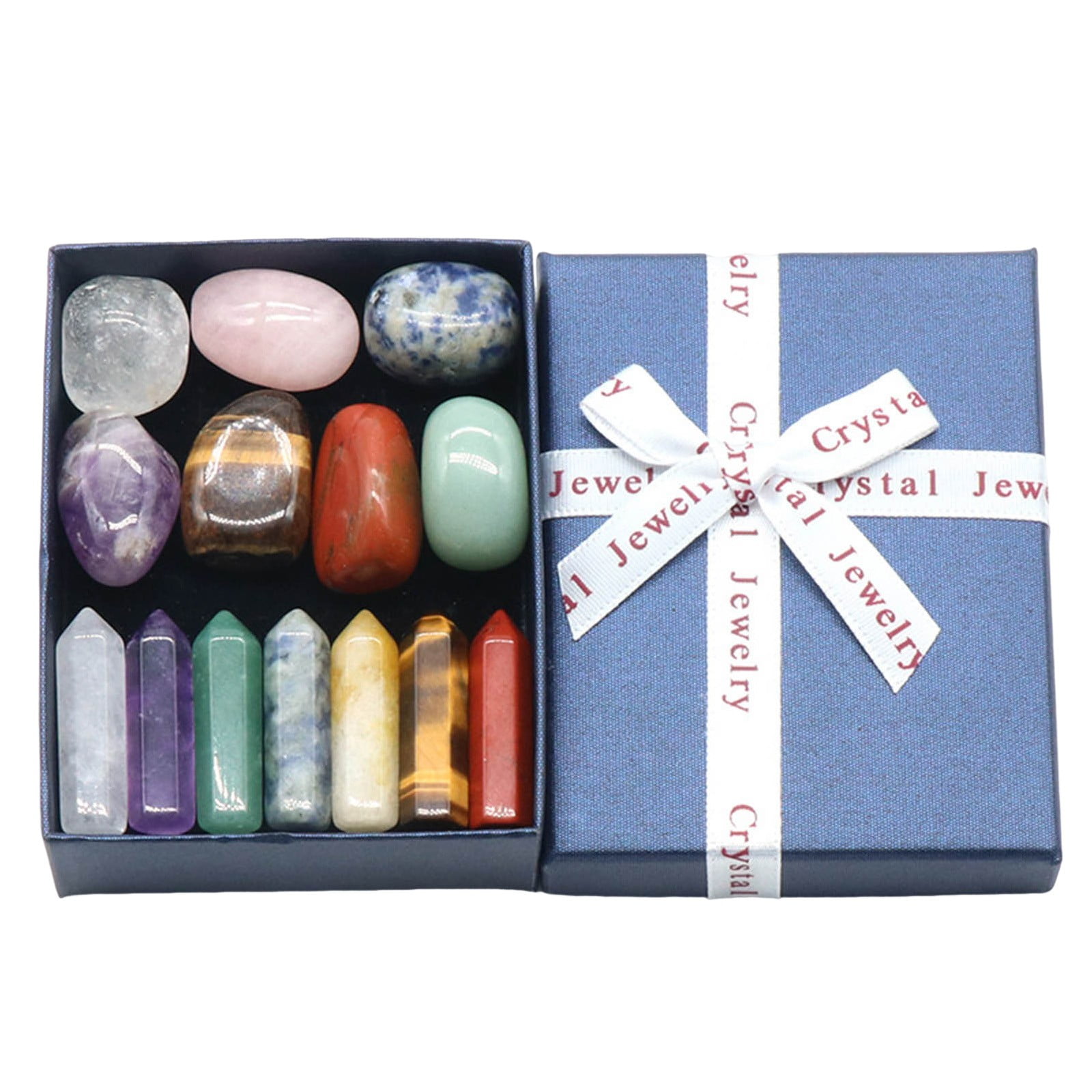 Set Of 14x Rare For Peace Crystal Natural Gemstone Reiki Collection ...