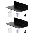 Set Of 2 Acrylic Floating Shelves For Bathroom Storage And Home Decors ...