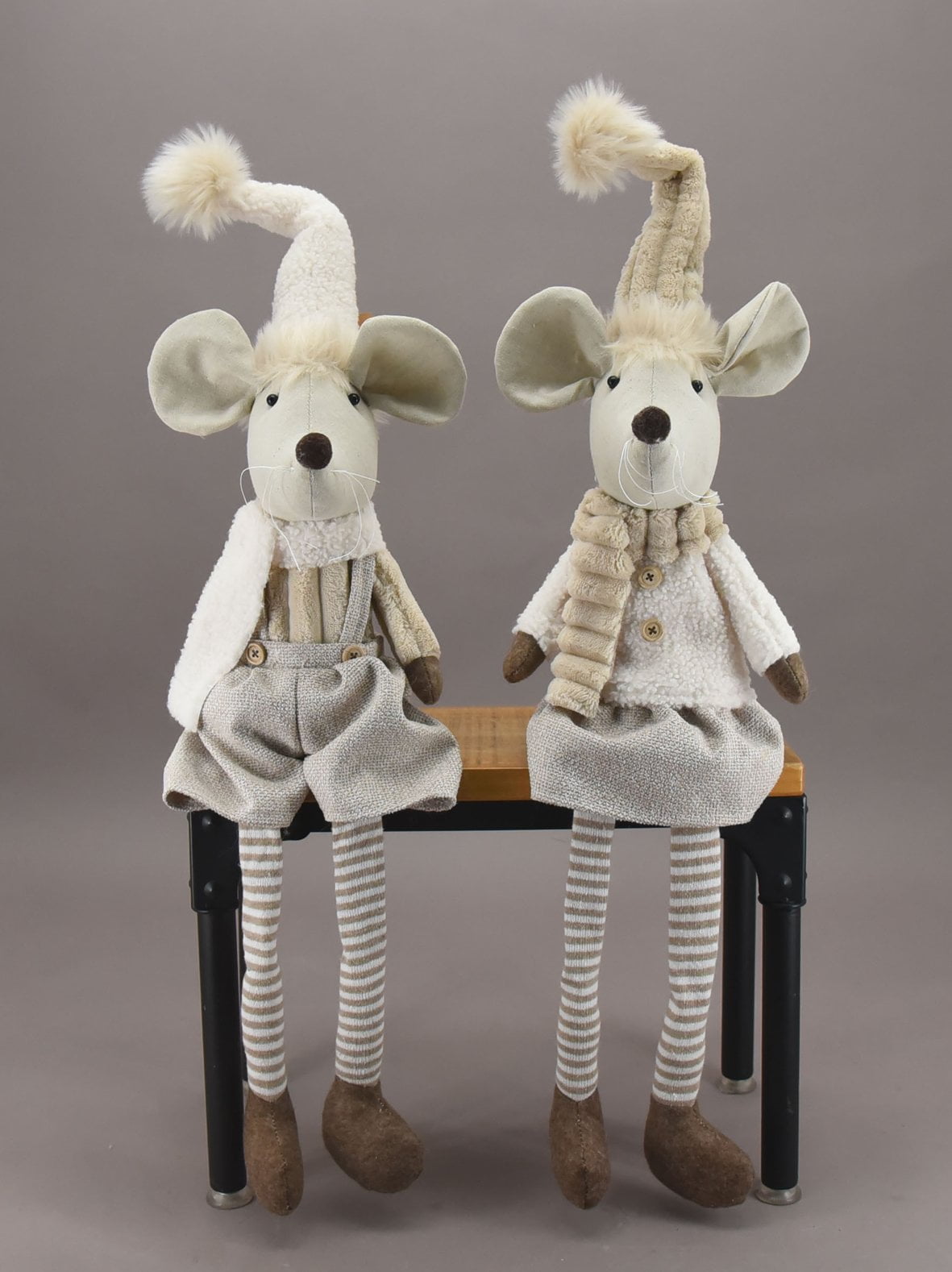 Set Of 2 Assorted Sitting Mice Decorations - Walmart.com