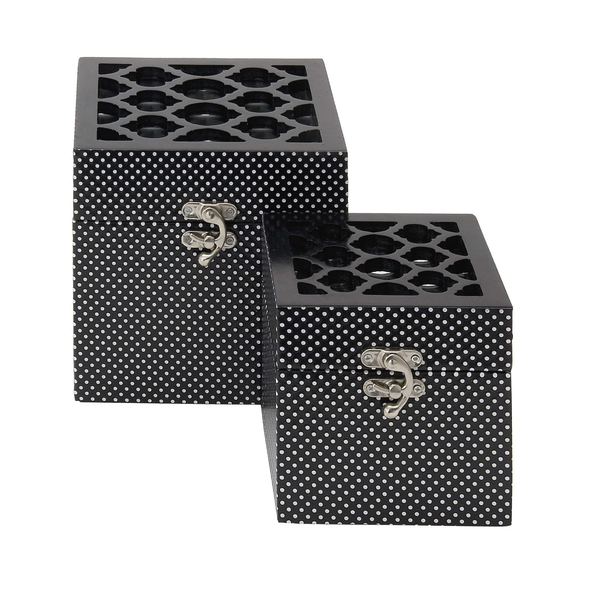 Set Of 2 Attractive And Adorable Wooden Mirror Box - Walmart.com