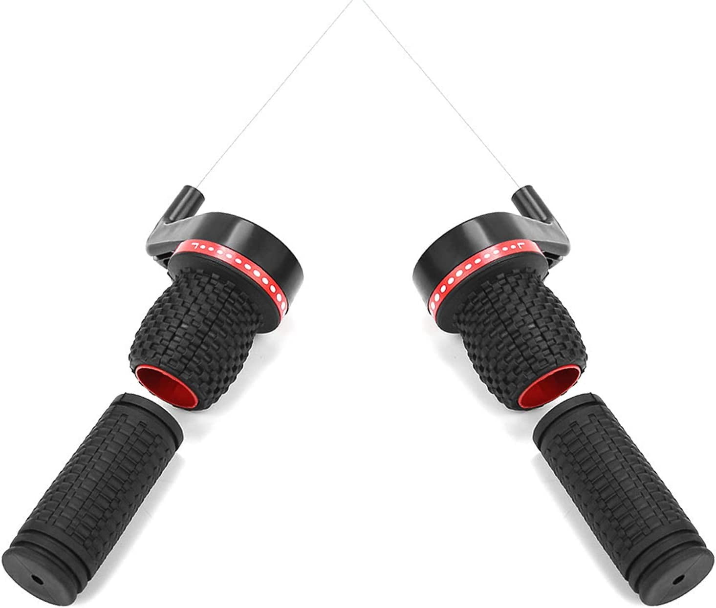 Set Of 2 Bike Shifter Handles, Jormftte, Black - Walmart.com