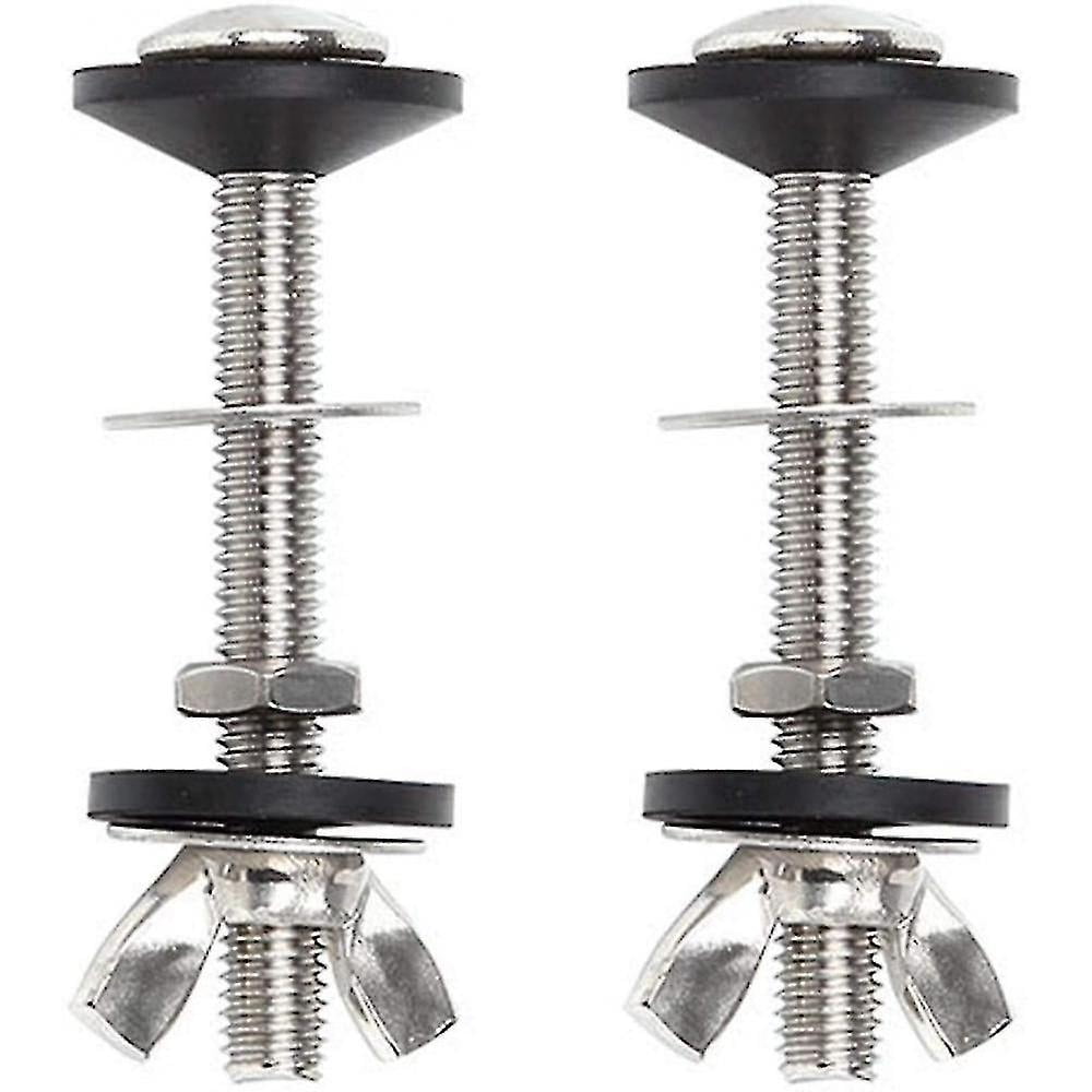 Set Of 2 Bowl Toilet Tank Bolts - Stainless Steel Universal Mounting ...