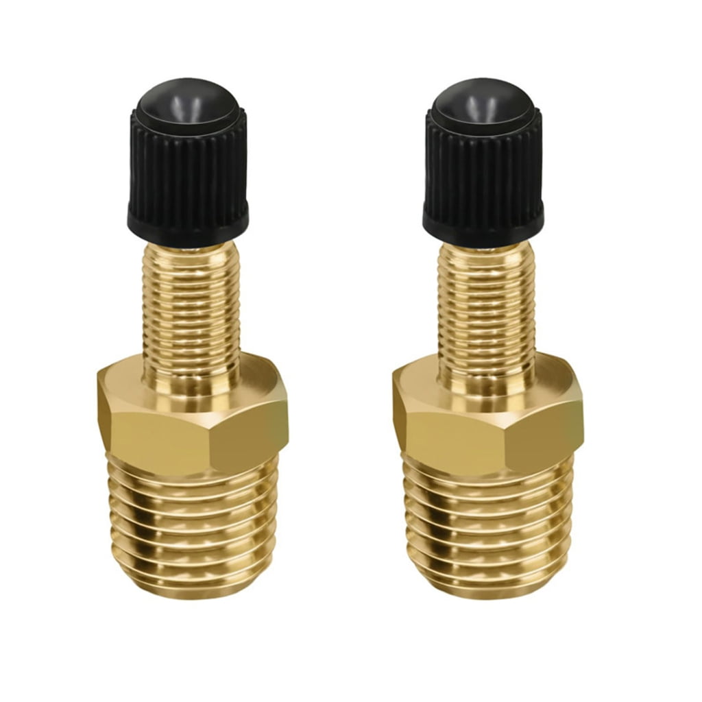 Set Of 2 Brass Air Nozzle Adapters For Car Tire Inflation And Pneumatic ...