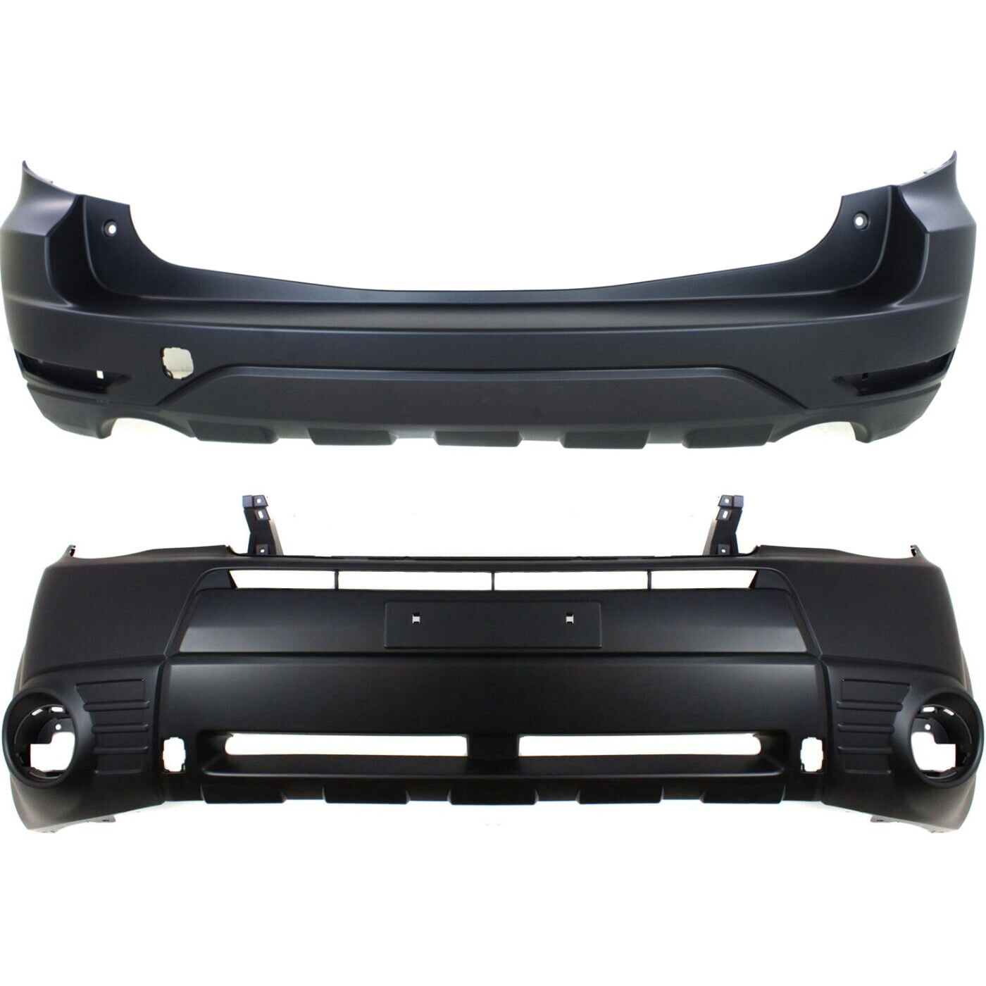 Set Of 2 Bumper Covers Fascias Front & Rear Primed for Subaru for ...