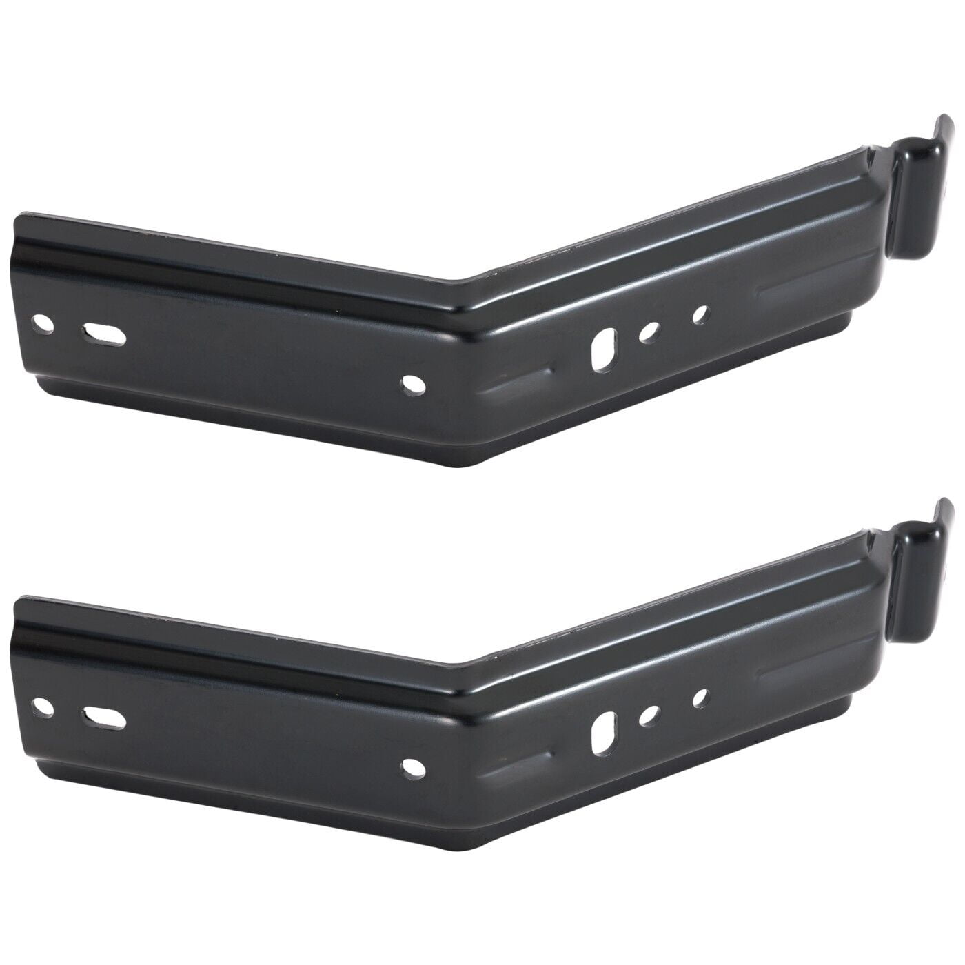 Set Of 2 Bumper Face Bar Brackets Retainer Mounting Braces Left & Right ...
