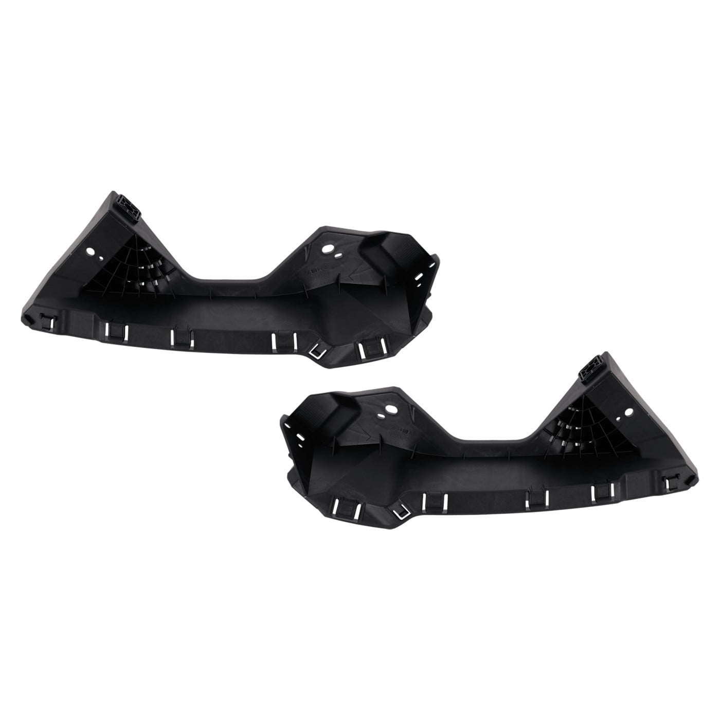 Set Of 2 Bumper Face Bar Brackets Retainer Mounting Braces Left & Right ...