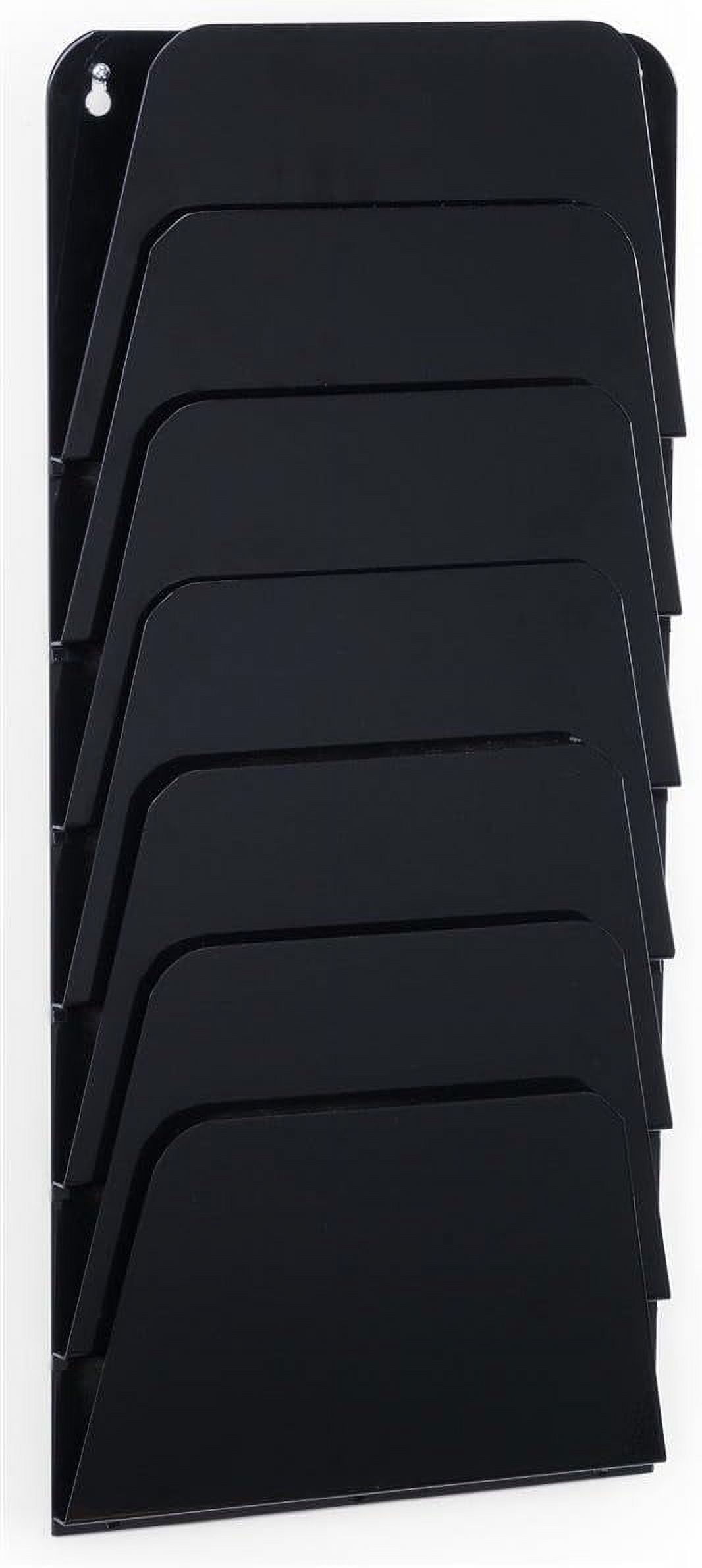 Set of 2 - Folder Wall Rack, 7 Pockets, Letter/Legal Size, Office ...