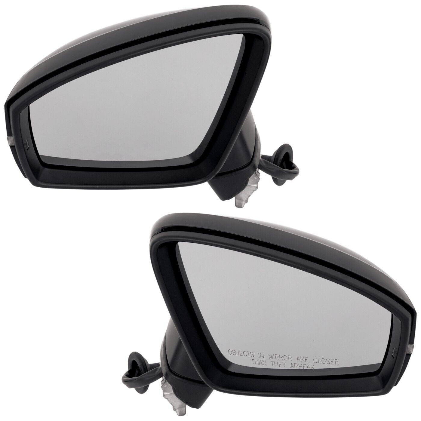 Set Of 2 Heated Power Folding Mirrors For 2018-2021 Vw For Tiguan ...