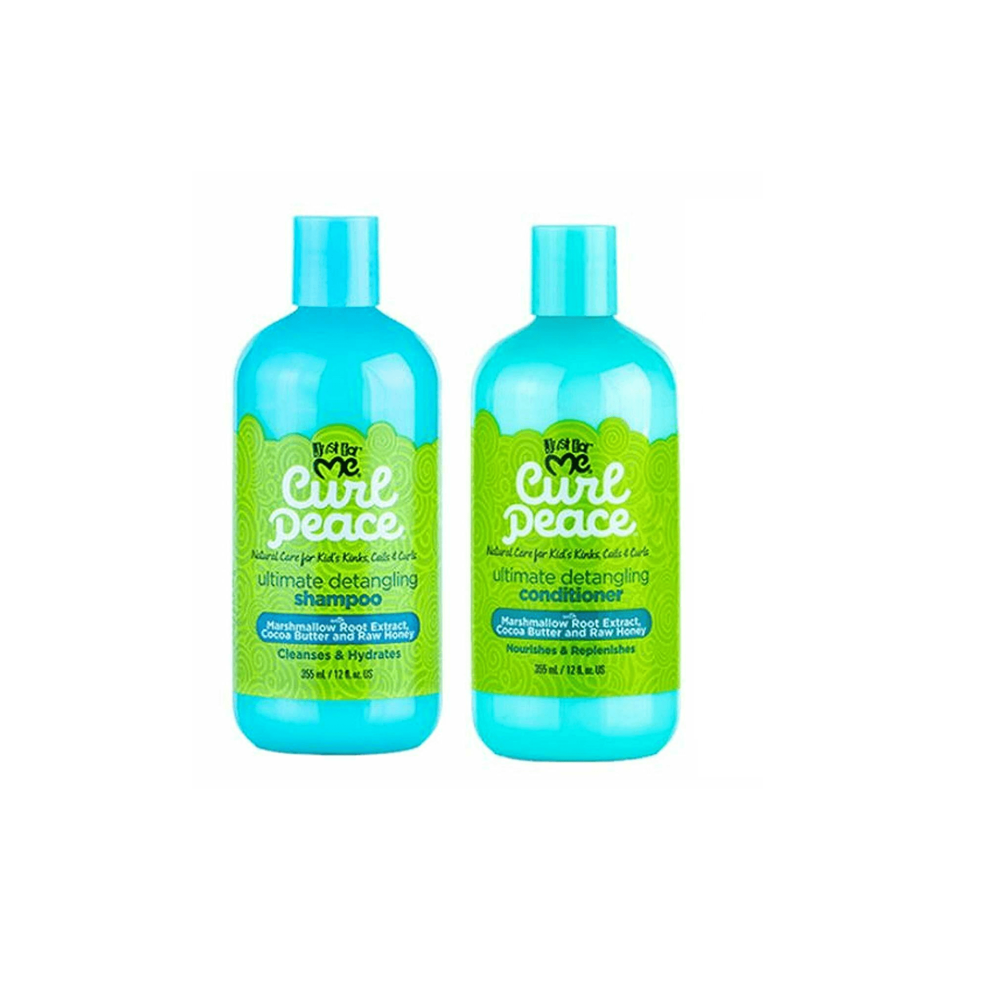 [ Set Of 2 ] JUST FOR ME - Curl Peace Hair [SHAMPOO & CONDITIONER ...