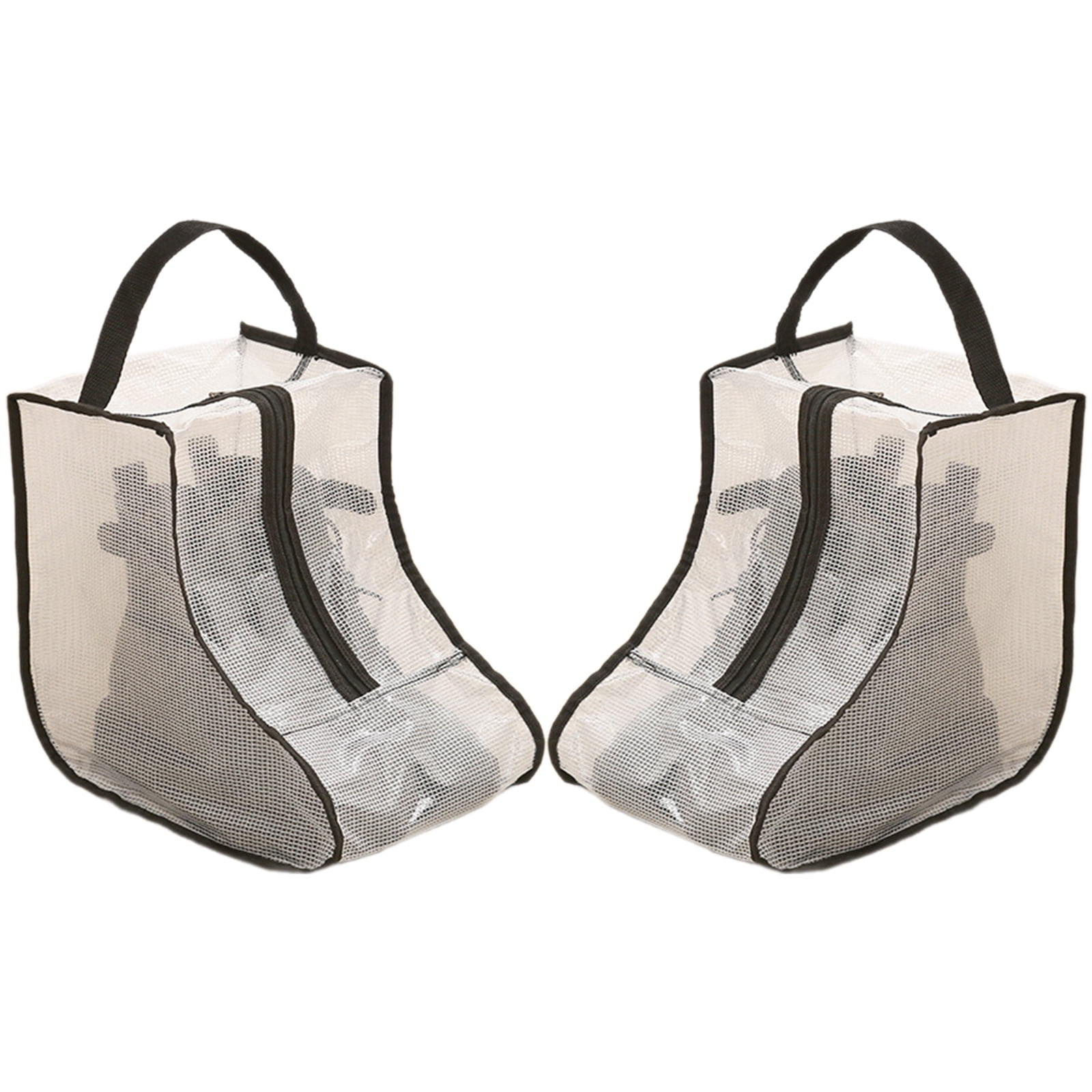 Set Of 2 PVC Boot Bags Dust Protector Shoes Bag Rubber Boot Bag With ...